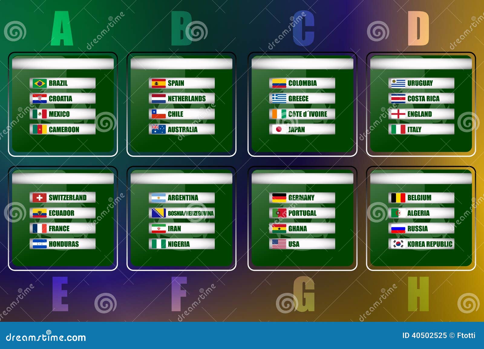 Soccer Background, Brazil 2014 Group Stage Editorial Image ...