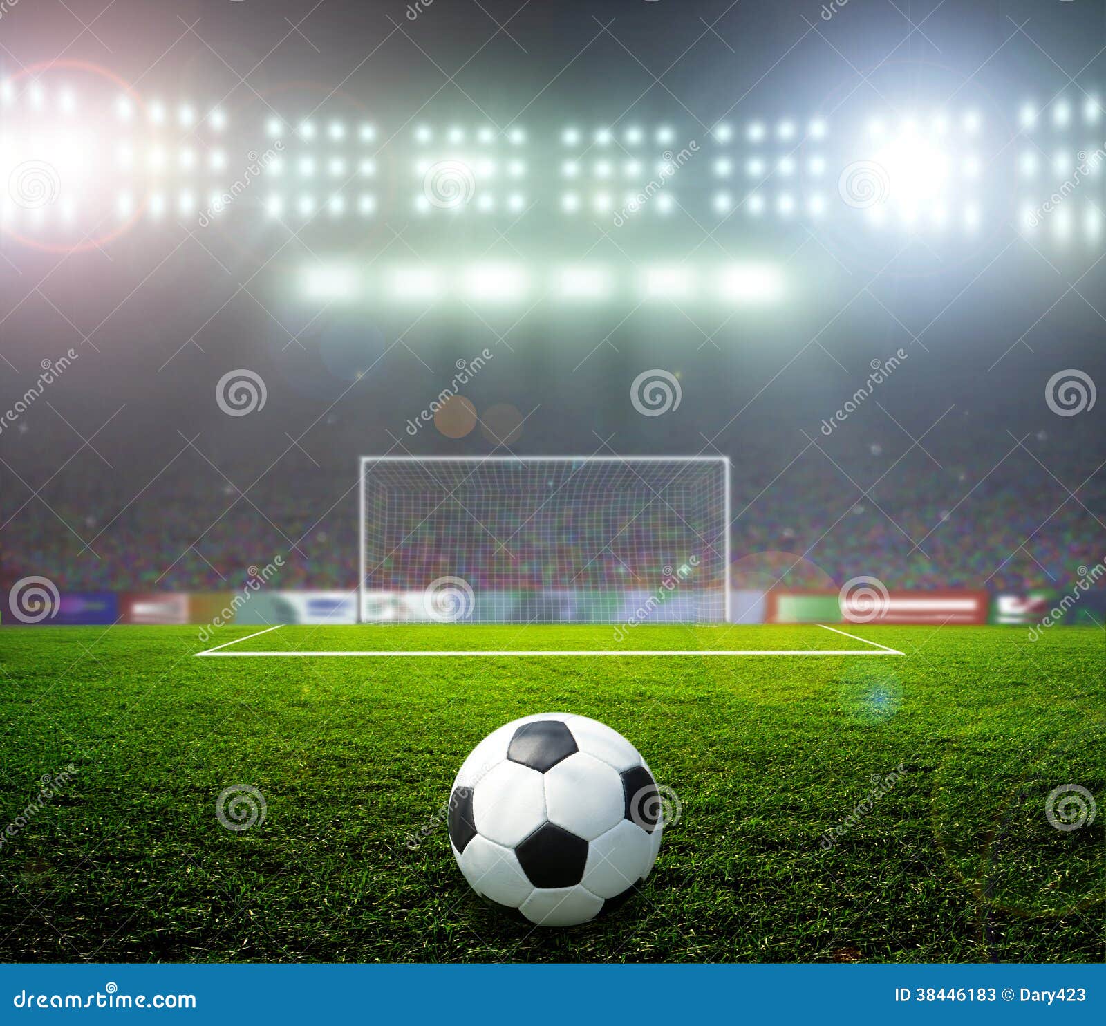 Soccer bal.football, stock image. Image of illumination - 38446183