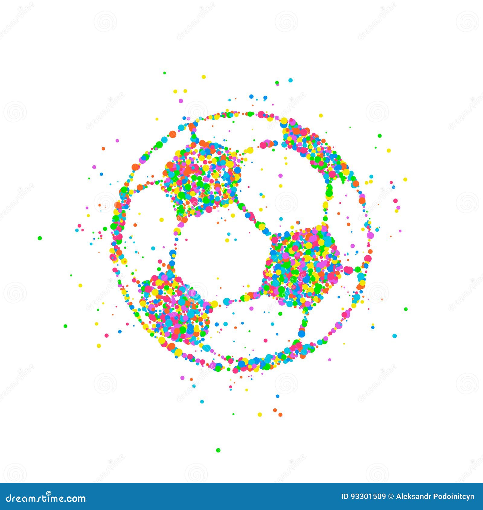 Soccer ball Abstract stock vector. Illustration of game - 93301509