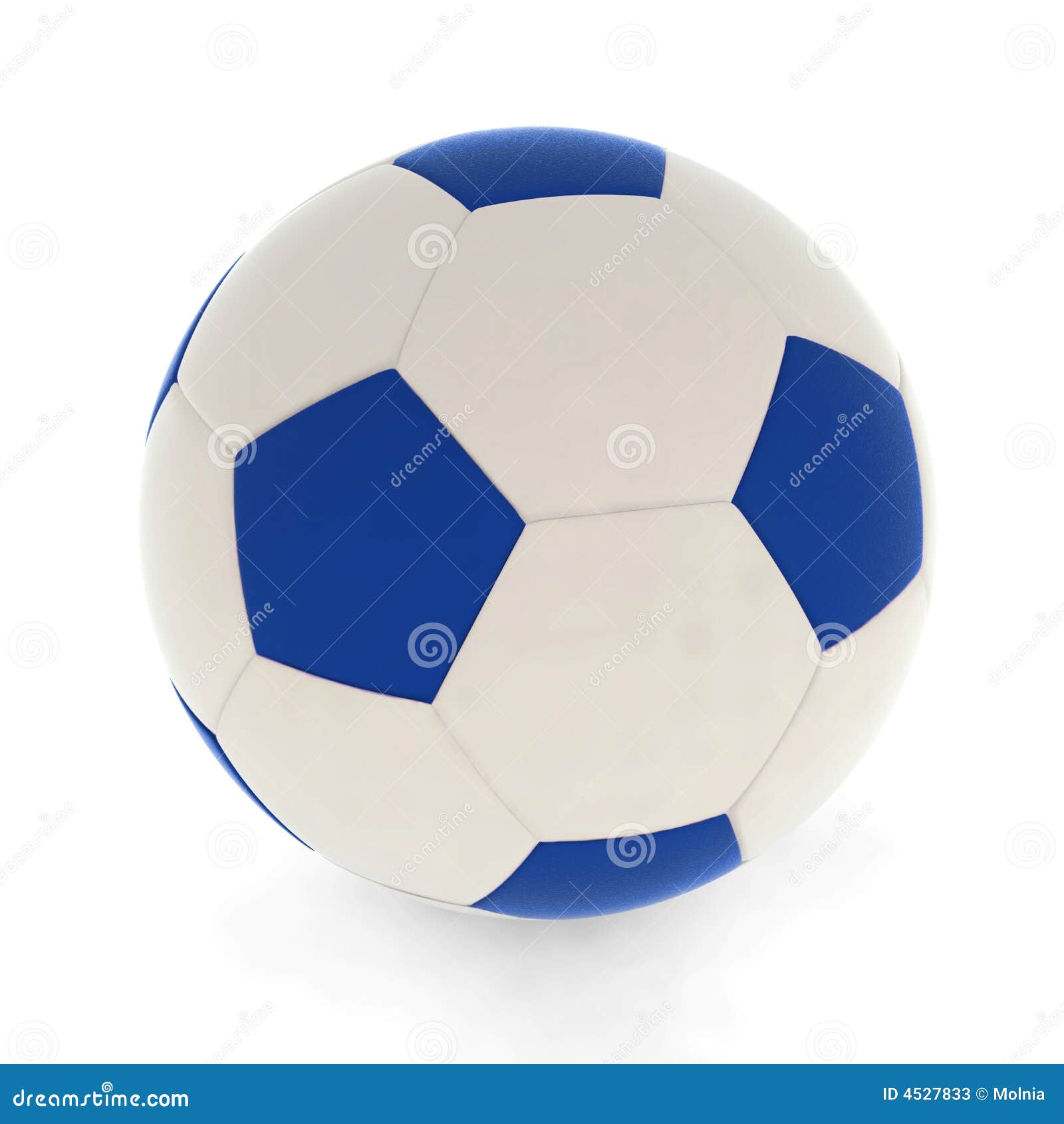 Soccer ball blue stock illustration. Illustration of pattern - 4527833