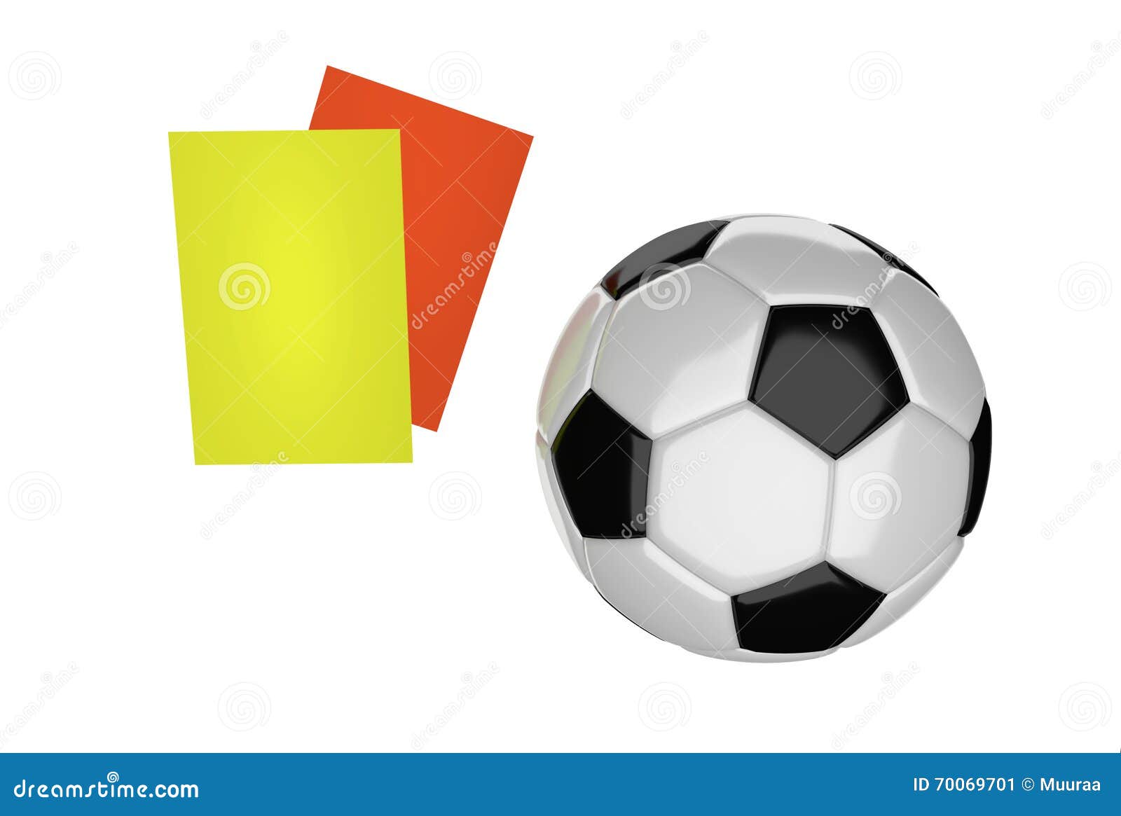 Soccer ball and cards stock illustration. Illustration of hobby - 70069701