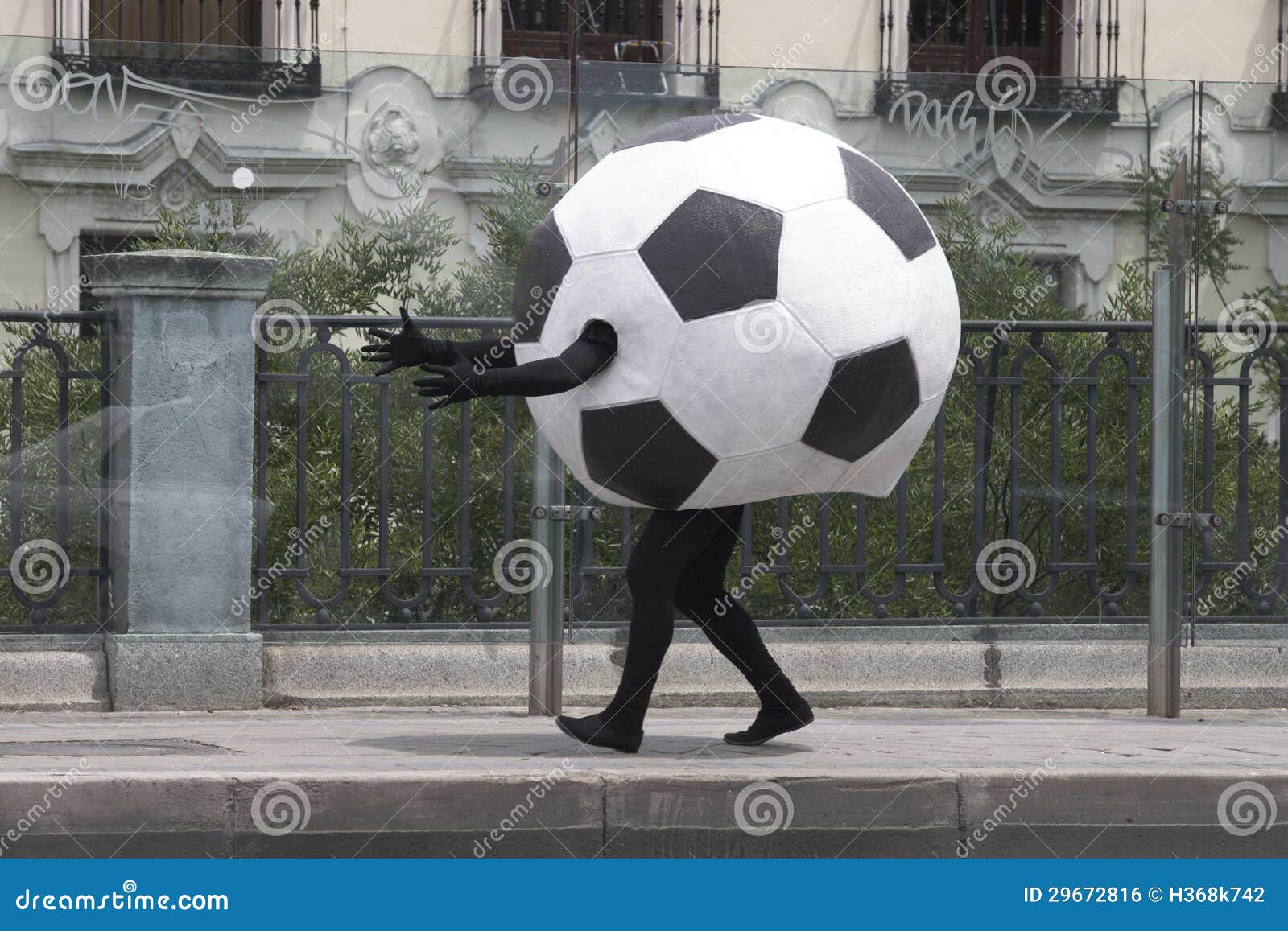 Soccer ball disguise stock photo. Image of football, ball - 29672816