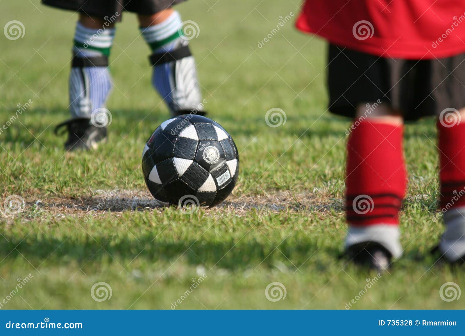 Soccer Ball on Field stock photo. Image of rivalry, field - 735328