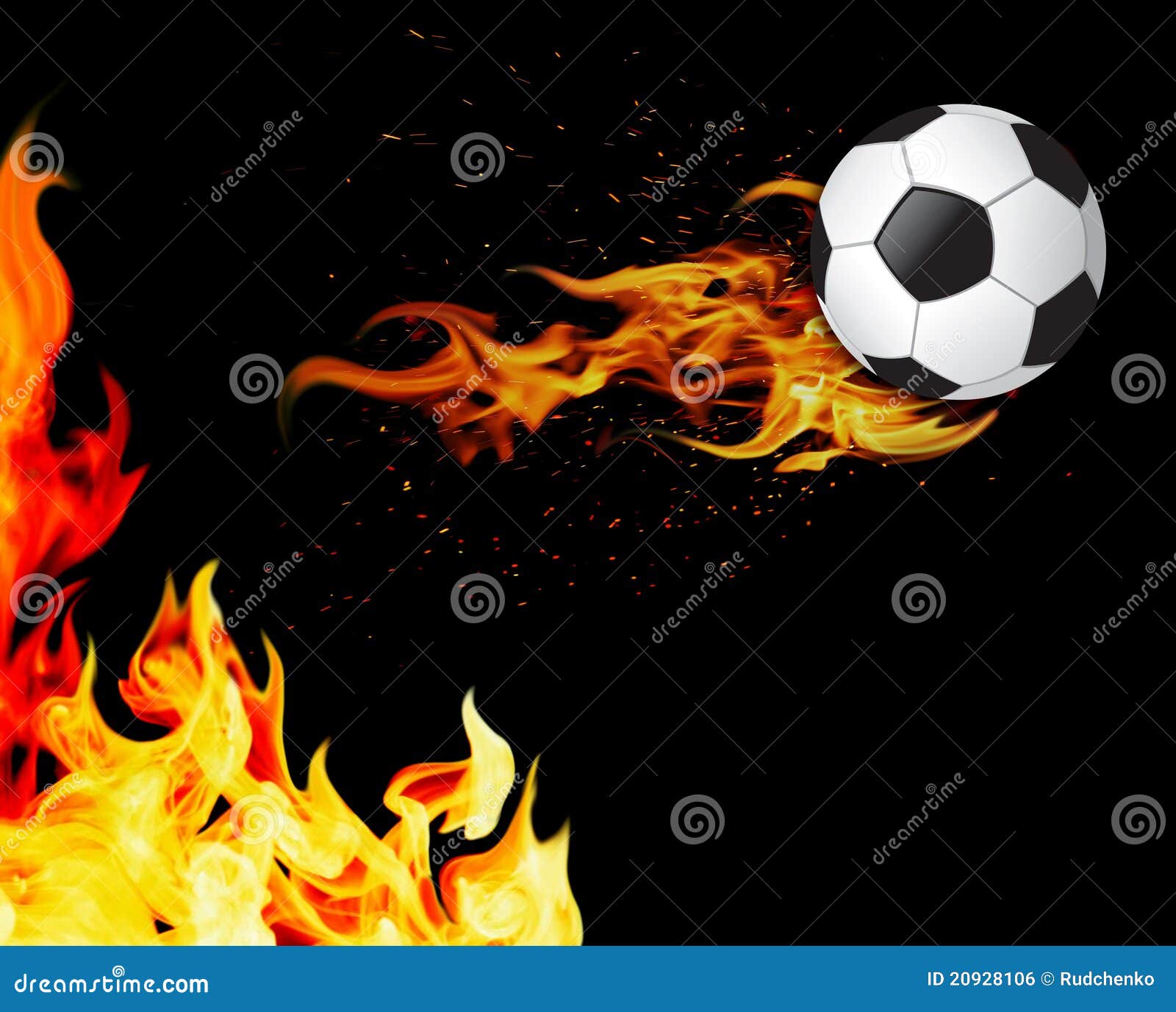 Cool Soccer Balls On Fire