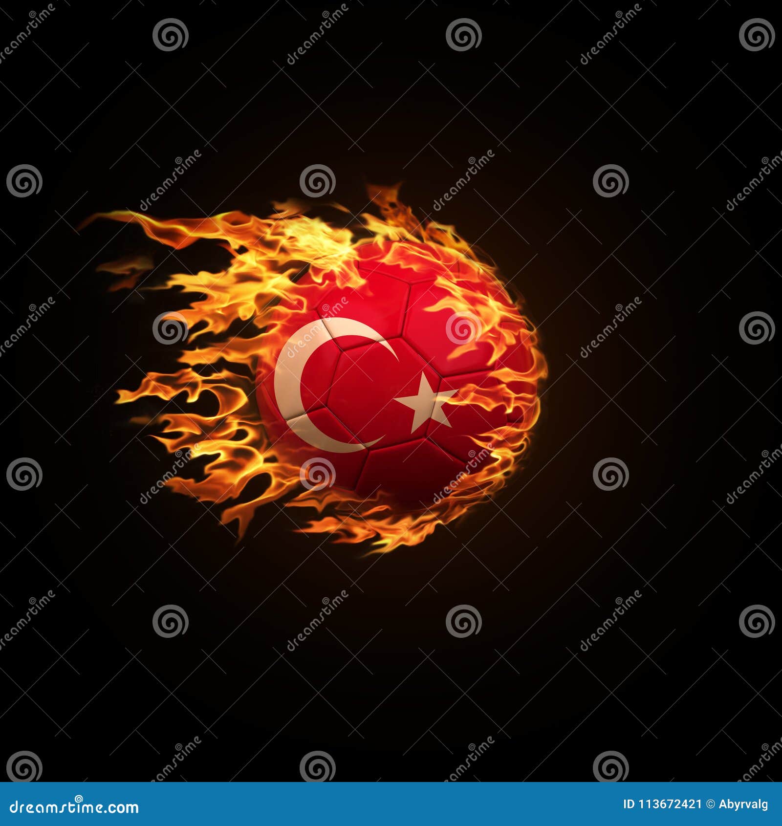 Turkey On Fire - Vector Line Map And Coat Of Arms In Flames. Forest ...