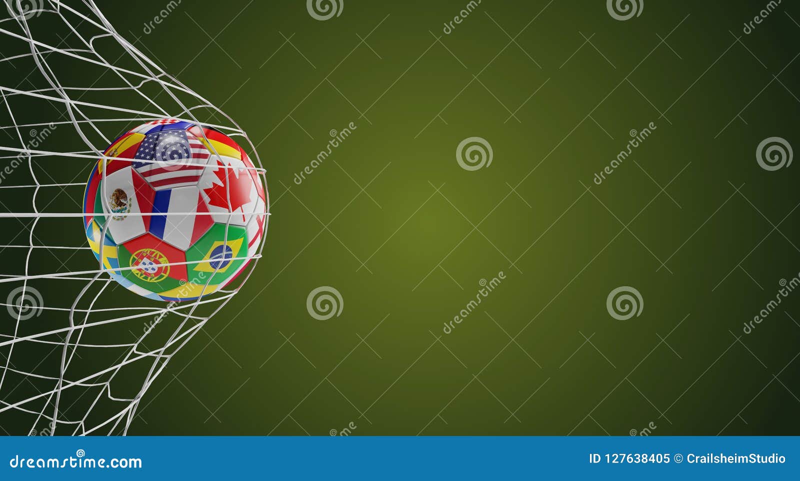Ball Flags Cartoon Vector | CartoonDealer.com #31450639
