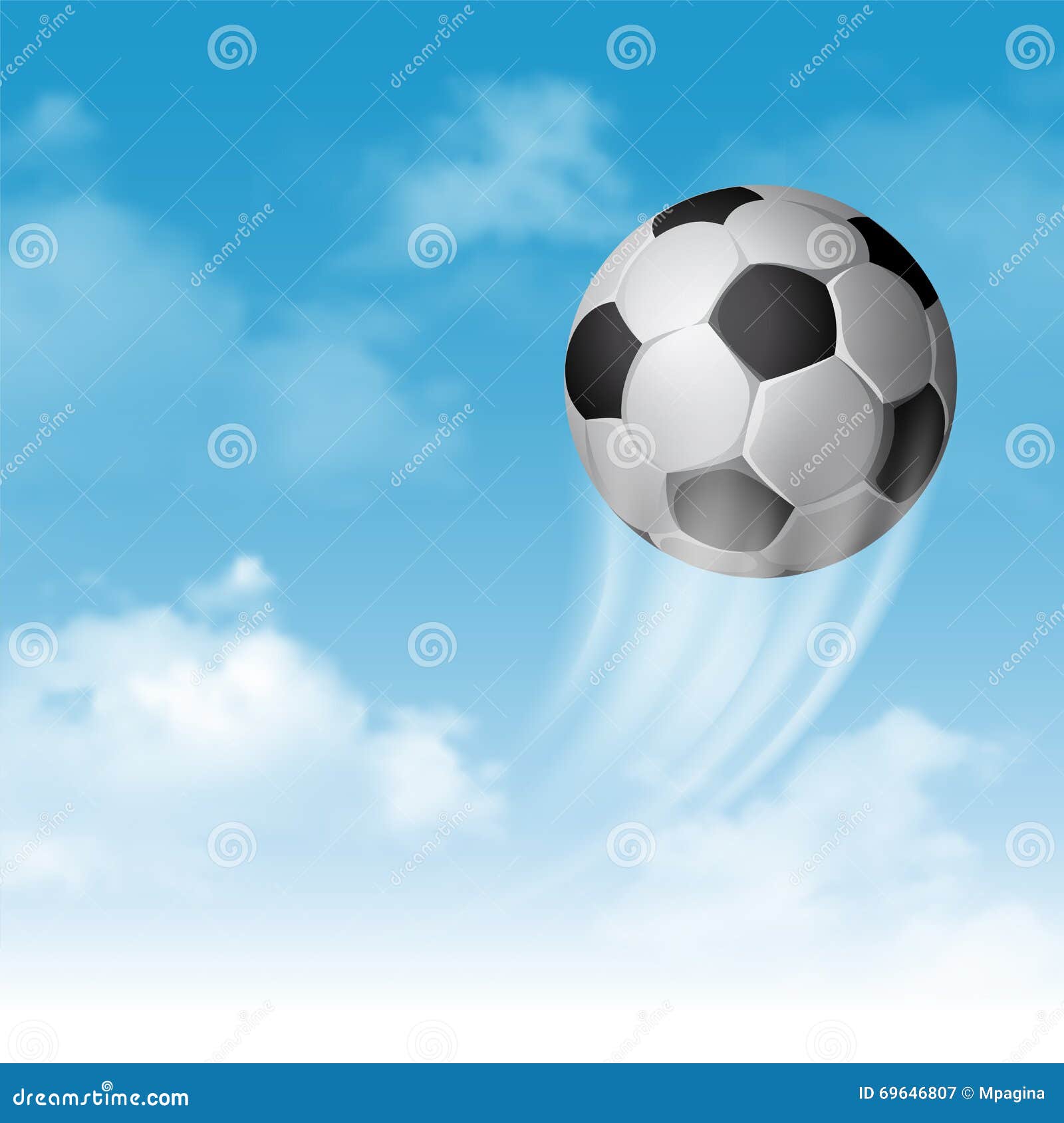Soccer Ball stock vector. Illustration of equipment, entertainment ...