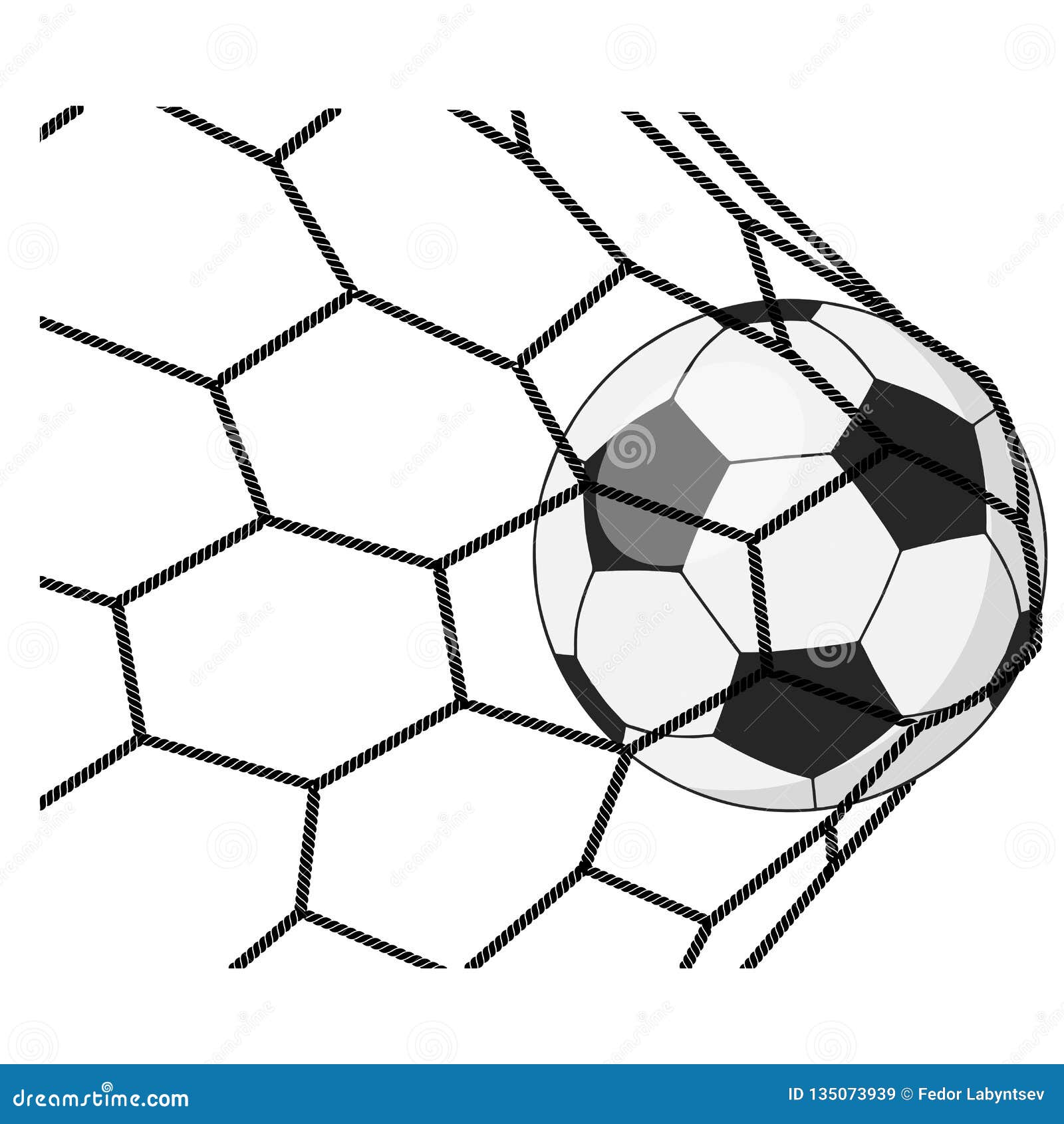 Soccer ball in a grid stock vector. Illustration of entertainment ...
