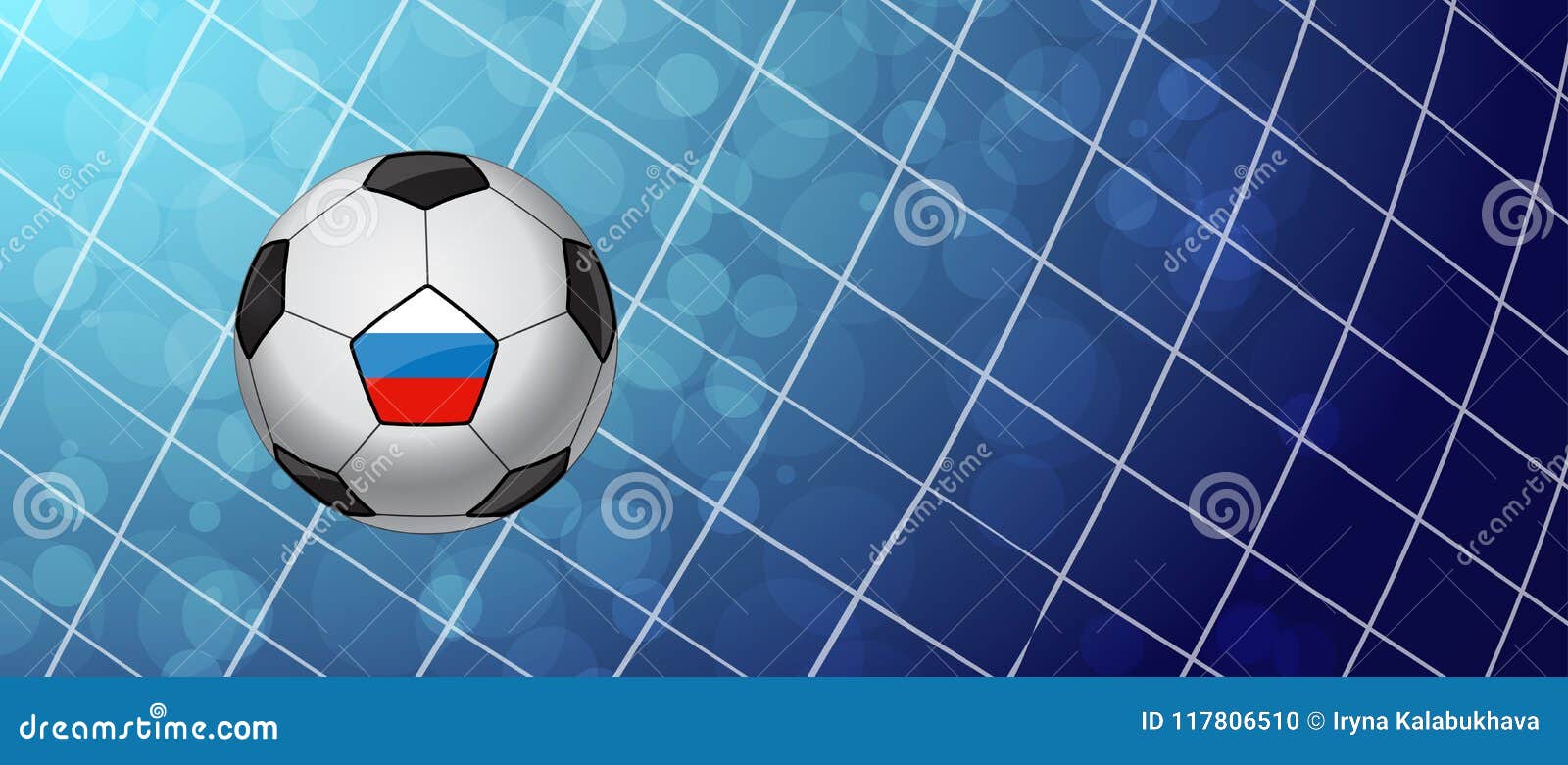 Soccer Ball in a Grid. Vector Stock Vector - Illustration of modern ...