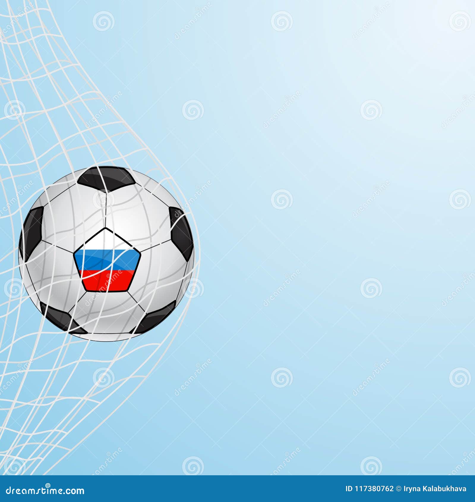 Soccer Ball in a Grid. Vector Stock Vector - Illustration of stadium ...