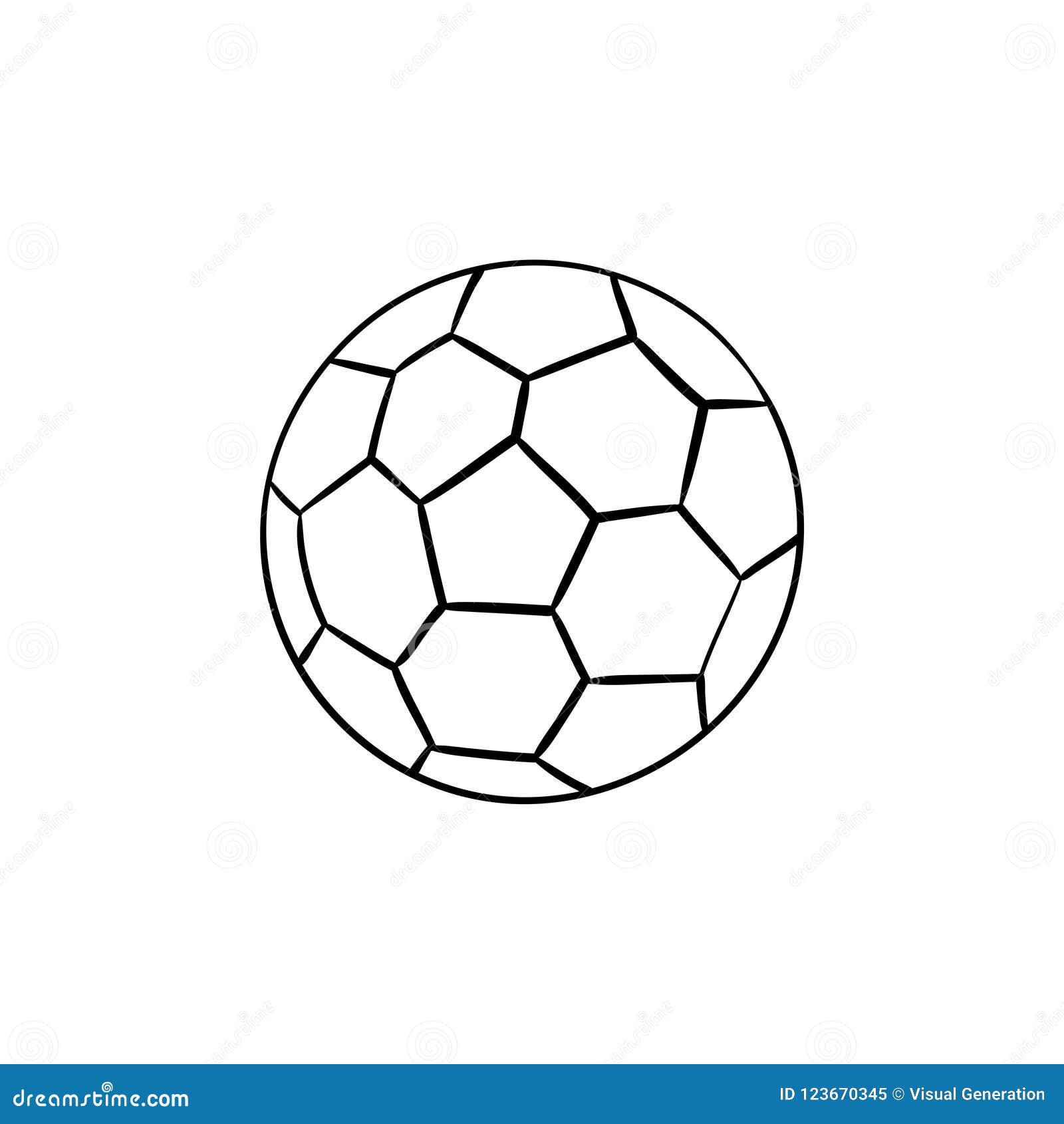Soccer Ball Hand Drawn Outline Doodle Icon. Stock Vector - Illustration ... Soccer Ball Hand Drawn Outline Doodle Icon. Stock Vector - Illustration ...