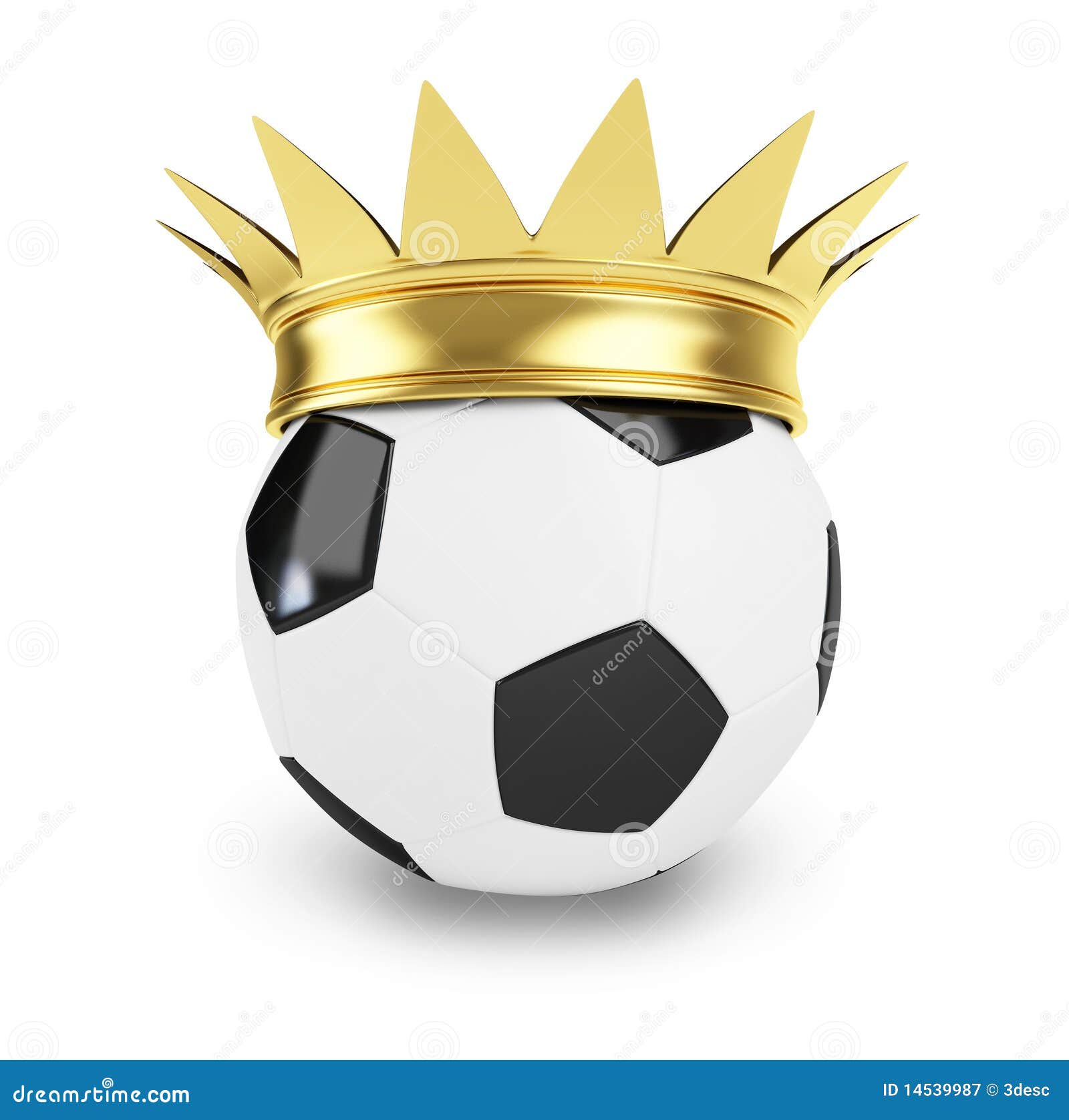 King Football Logo For Team Vector Illustration | CartoonDealer.com ...