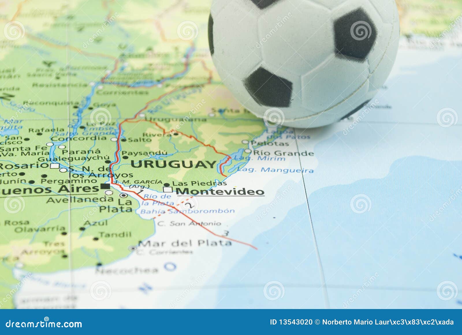 Soccer ball on map stock photo. Image of world, participants - 13543020