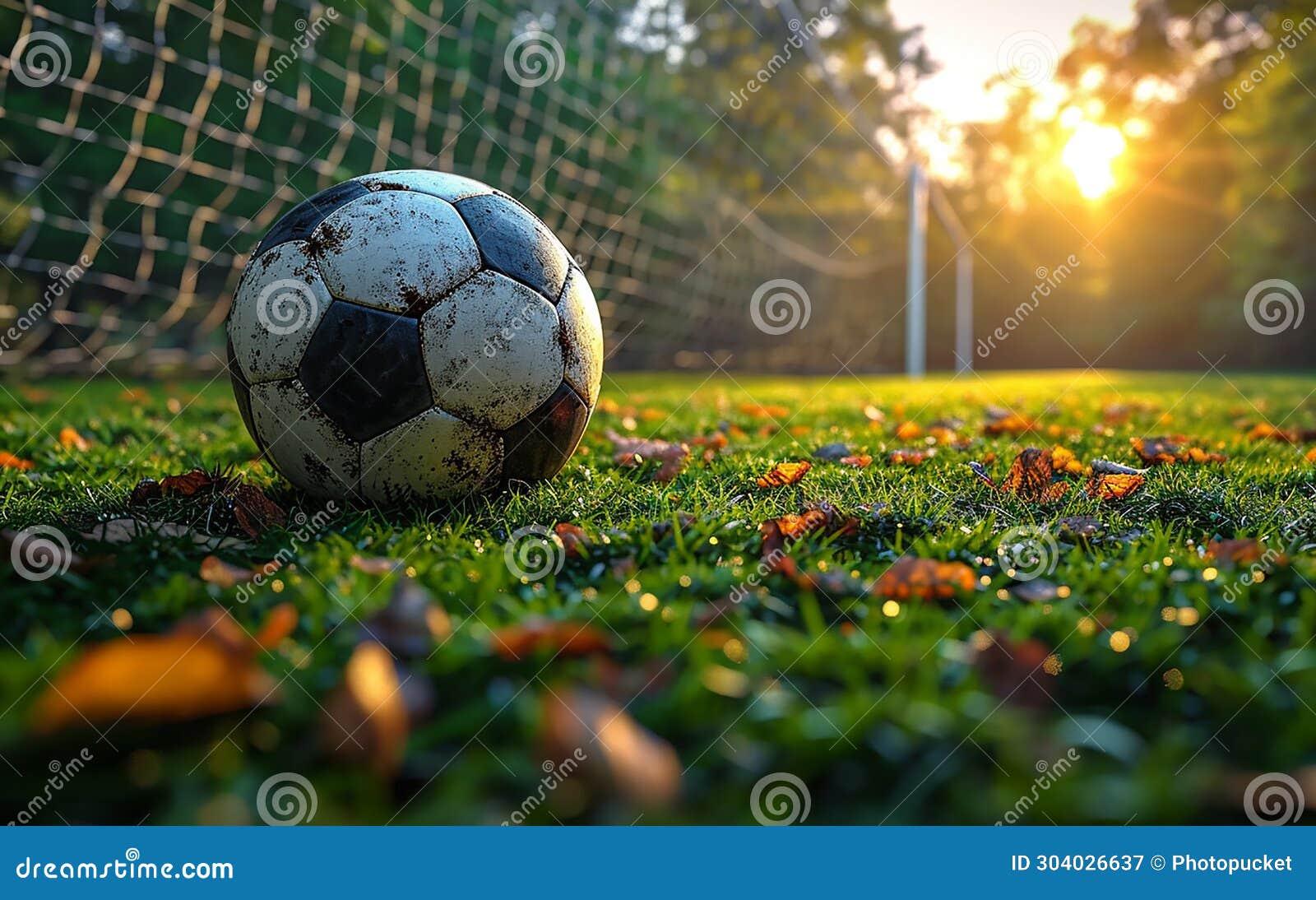 Soccer ball stock illustration. Illustration of goal - 304026637