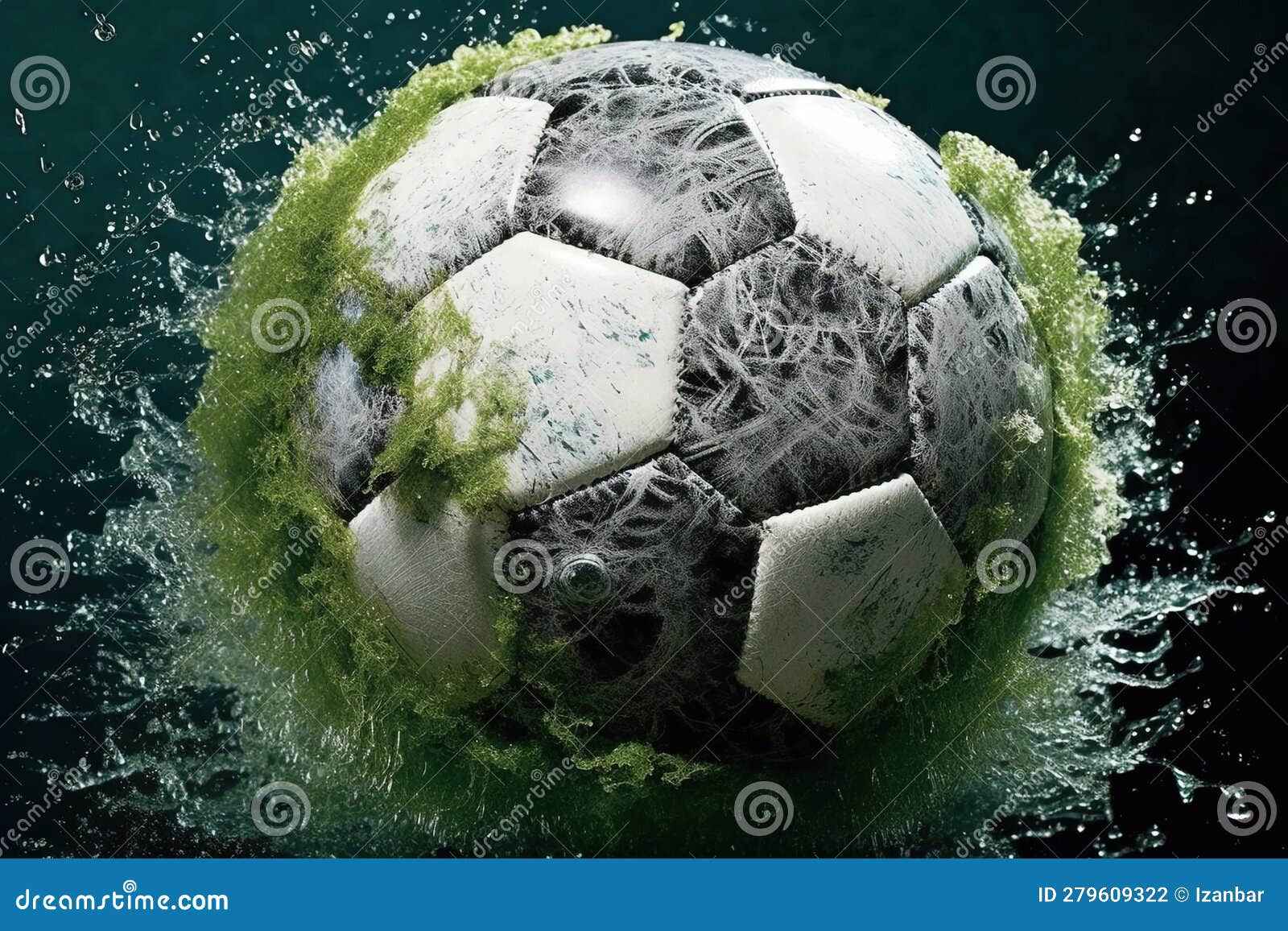 A Soccer Ball with an Outer Layer Made of Biodegradable Material that ...