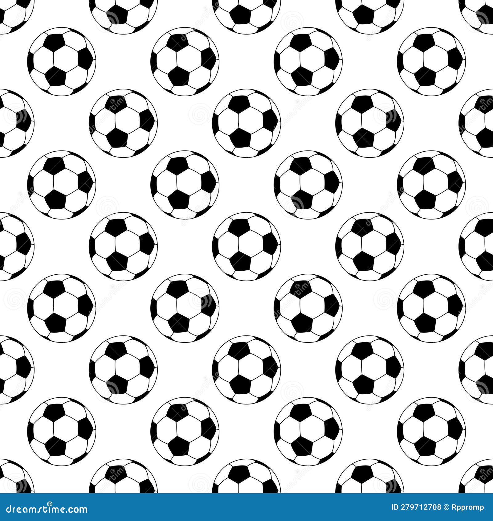 Soccer Ball Pattern Simple Illustration of Soccer Ball Vector Pattern ...