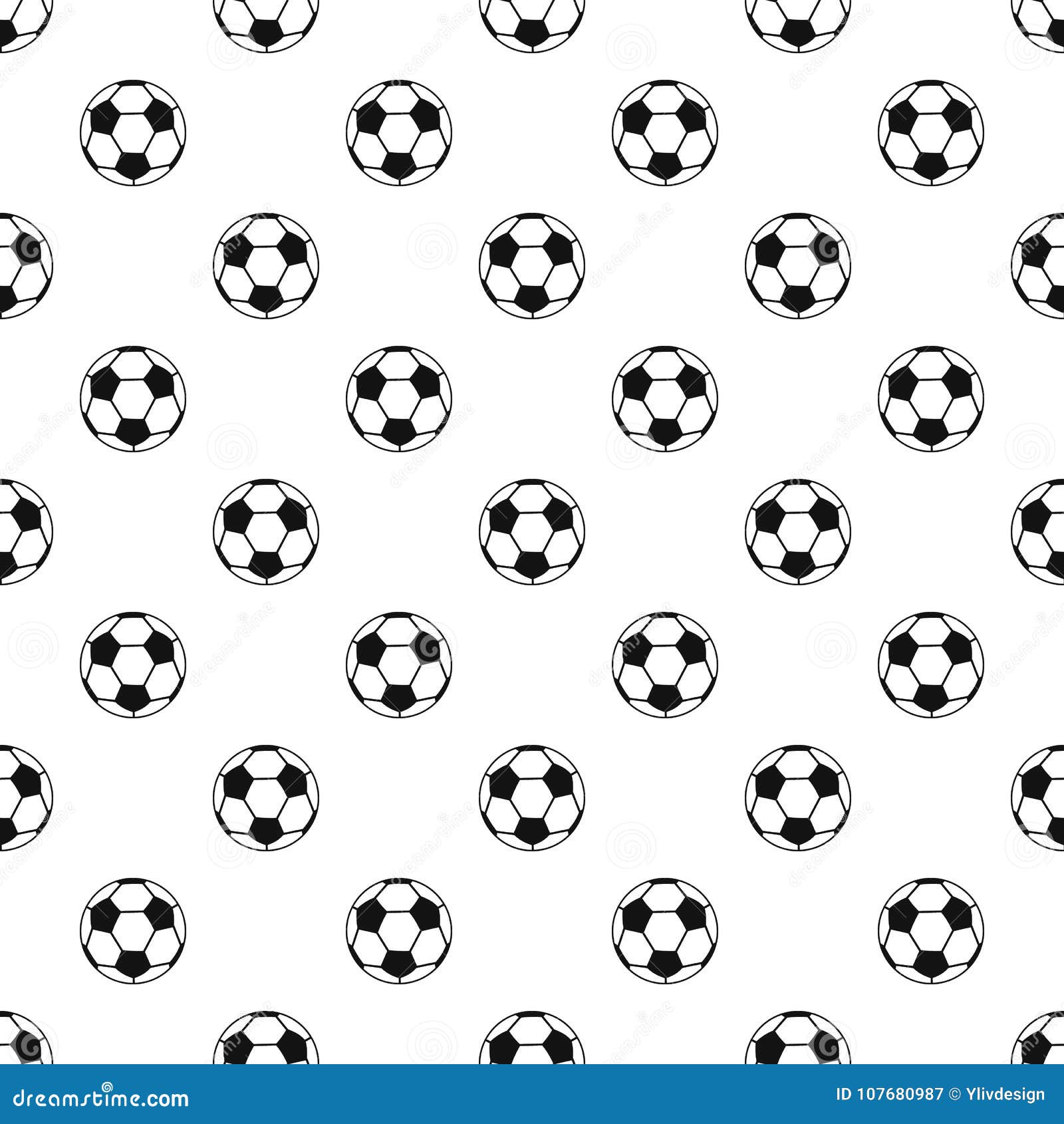Soccer ball pattern vector stock vector. Illustration of equipment ...