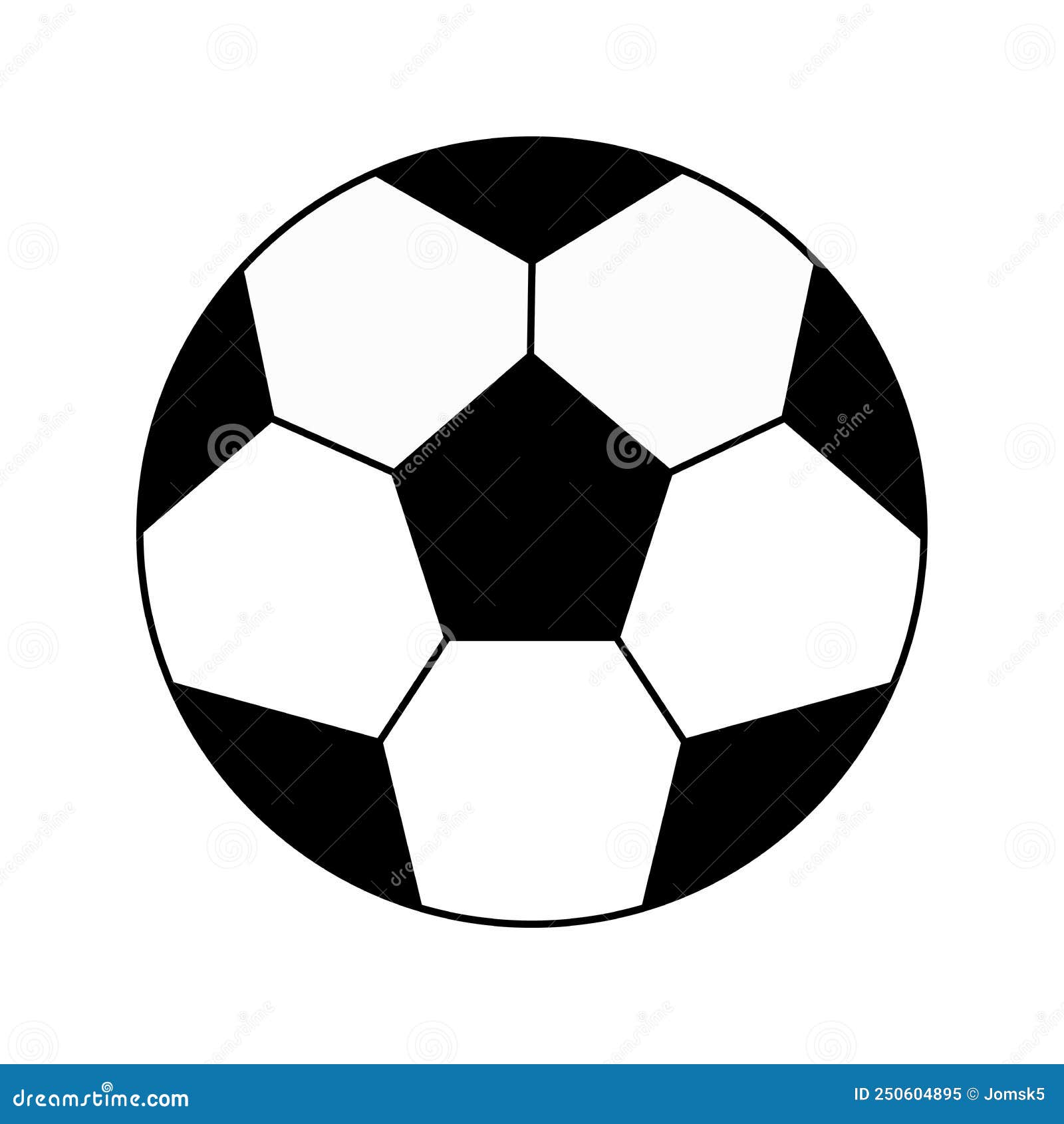 Soccer Ball Pictogram Vector Illustration Stock Vector - Illustration ...
