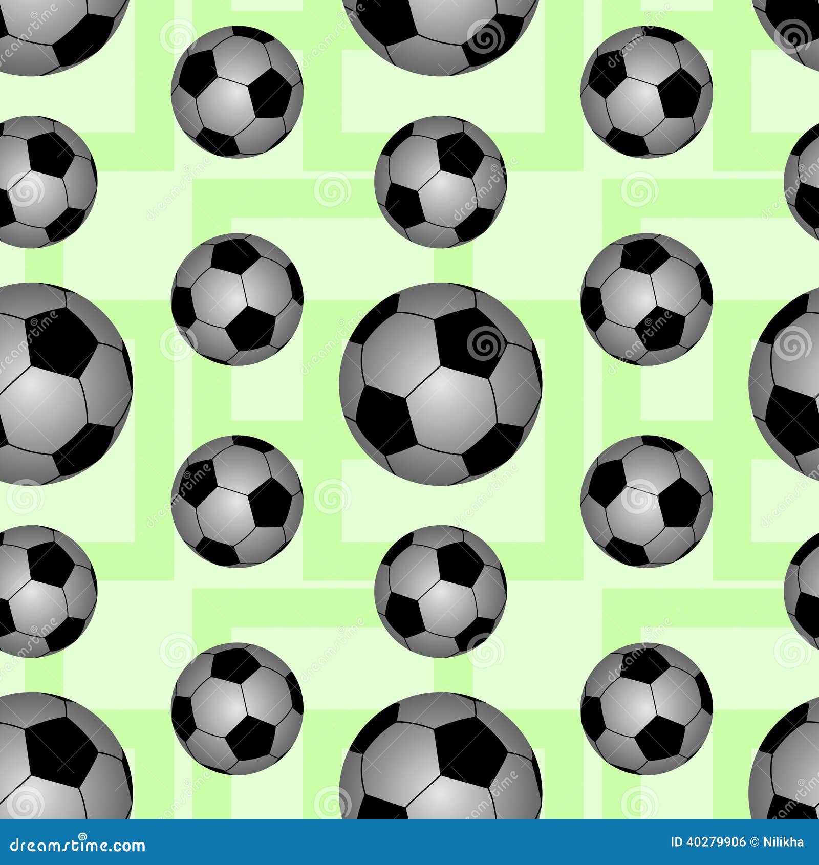 Soccer Ball Seamless Background Design Stock Illustration ...