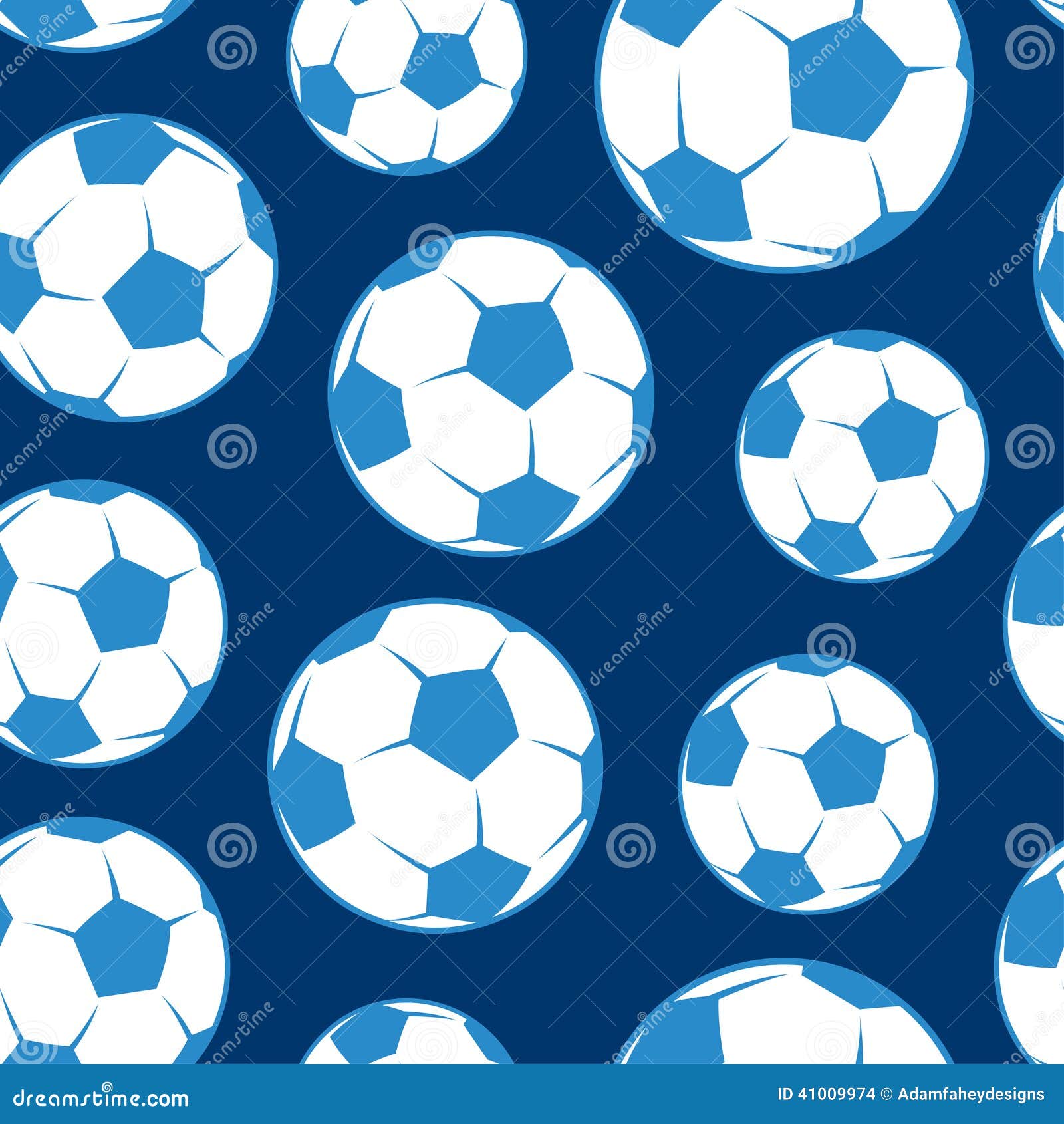 Soccer Ball Seamless Pattern Stock Vector - Illustration of equipment ...