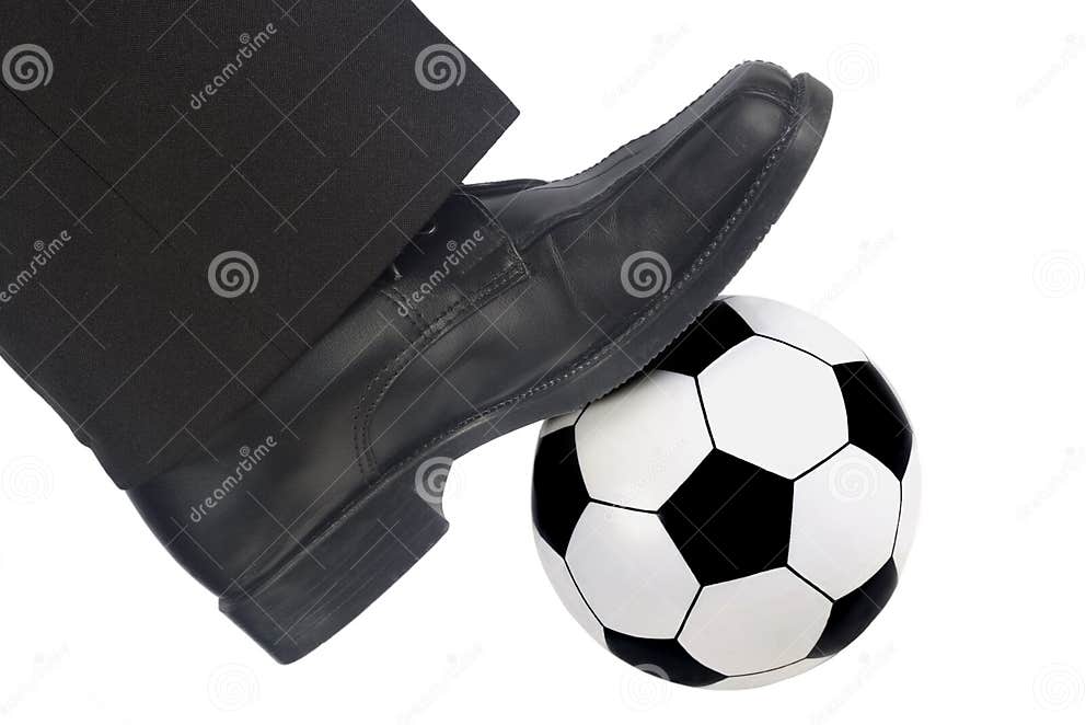 Soccer ball and shoe stock photo. Image of object, athletic - 5352610