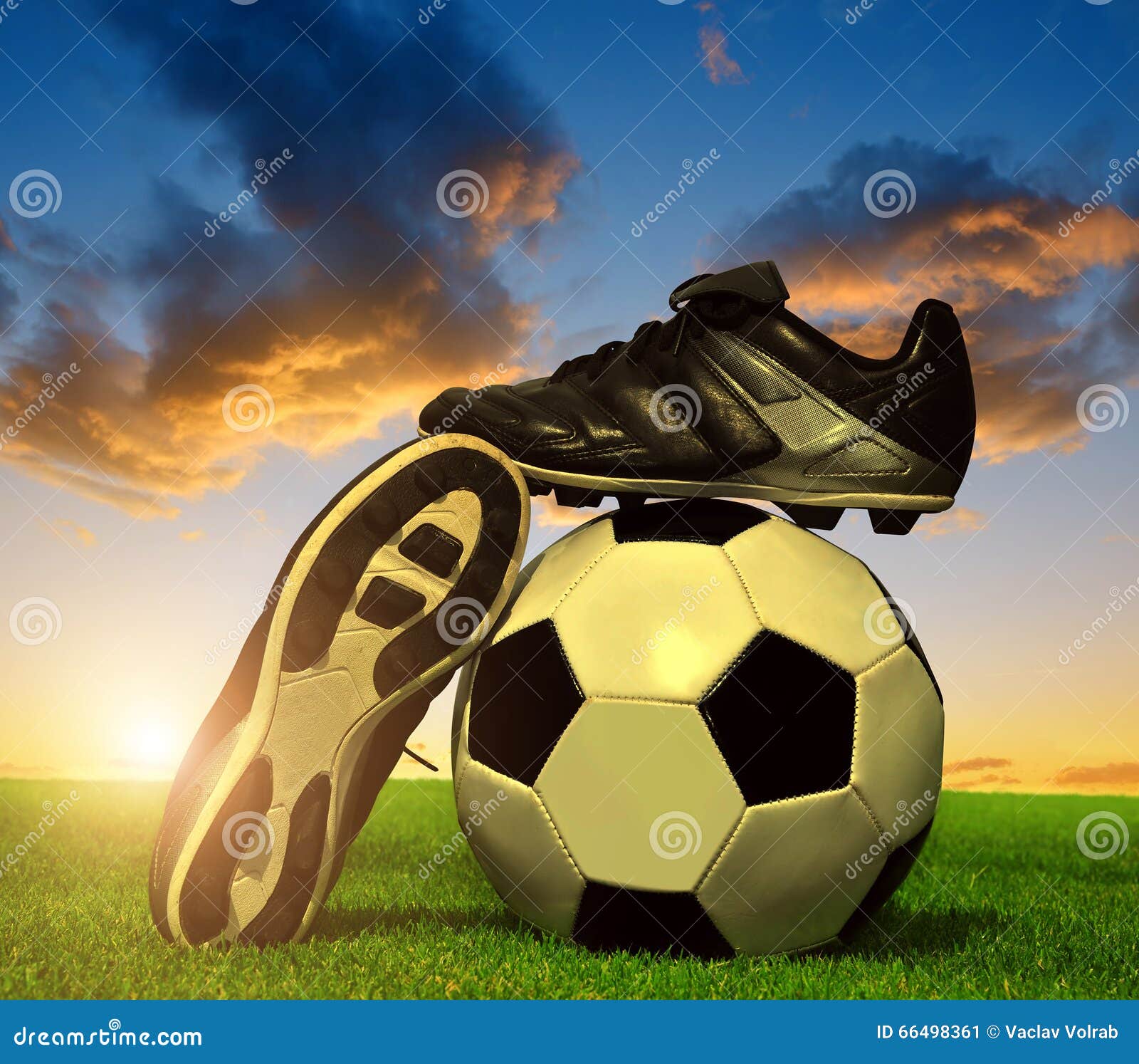 Soccer ball and shoes stock image. Image of round, entertainment - 66498361
