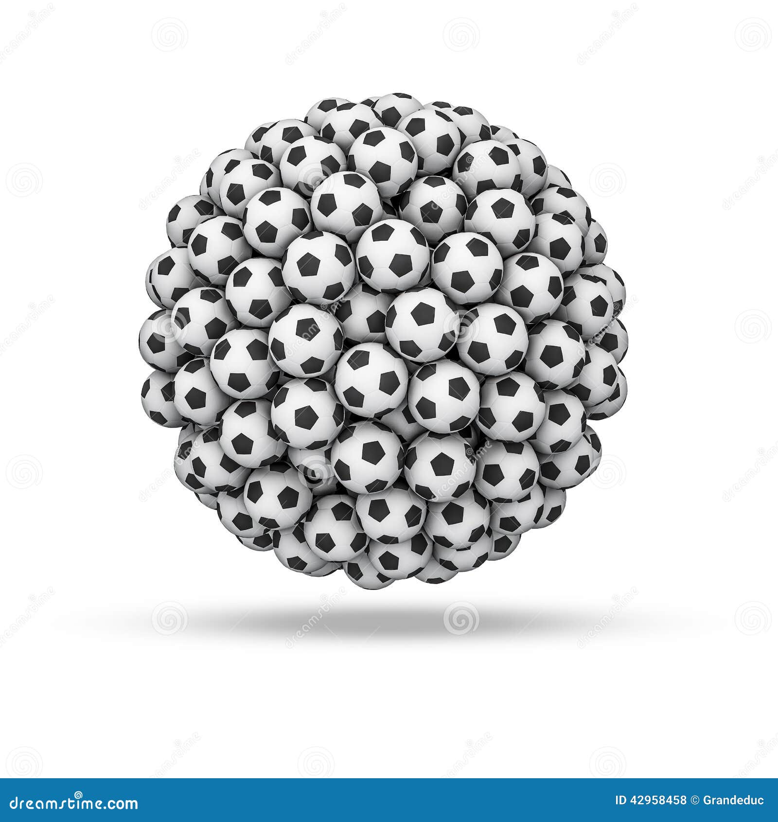 Soccer ball sphere stock illustration. Illustration of game - 42958458