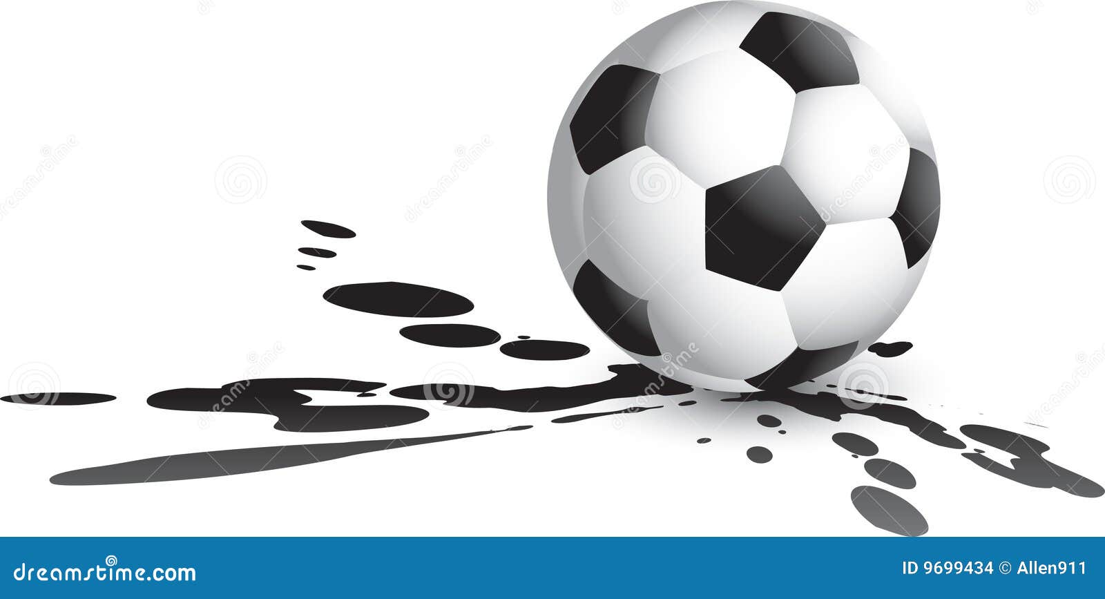 Soccer ball splat stock vector. Illustration of match - 9699434