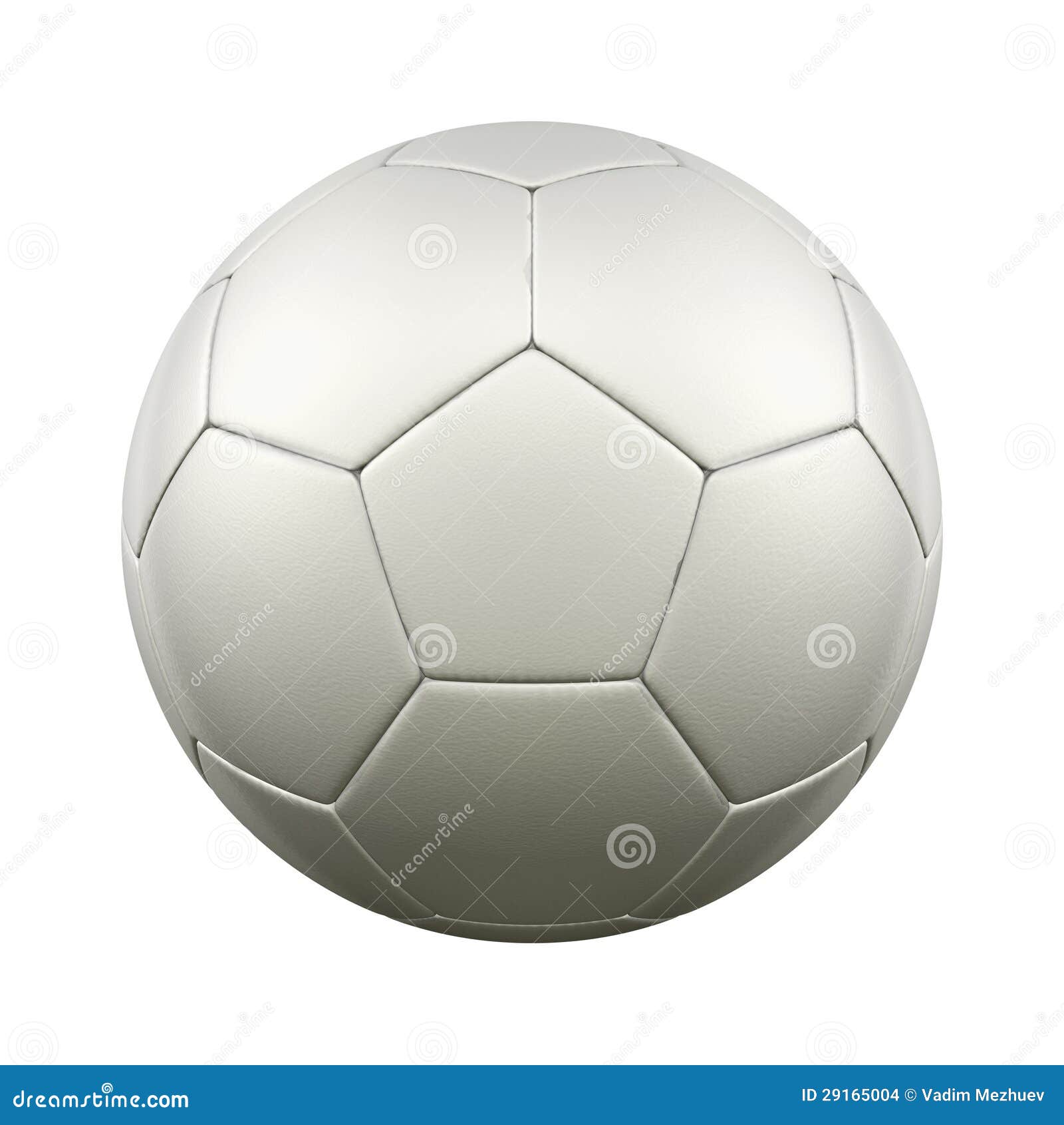 Soccer Ball Flew Into The Goal. Soccer Ball Bends The Net, Against The ...