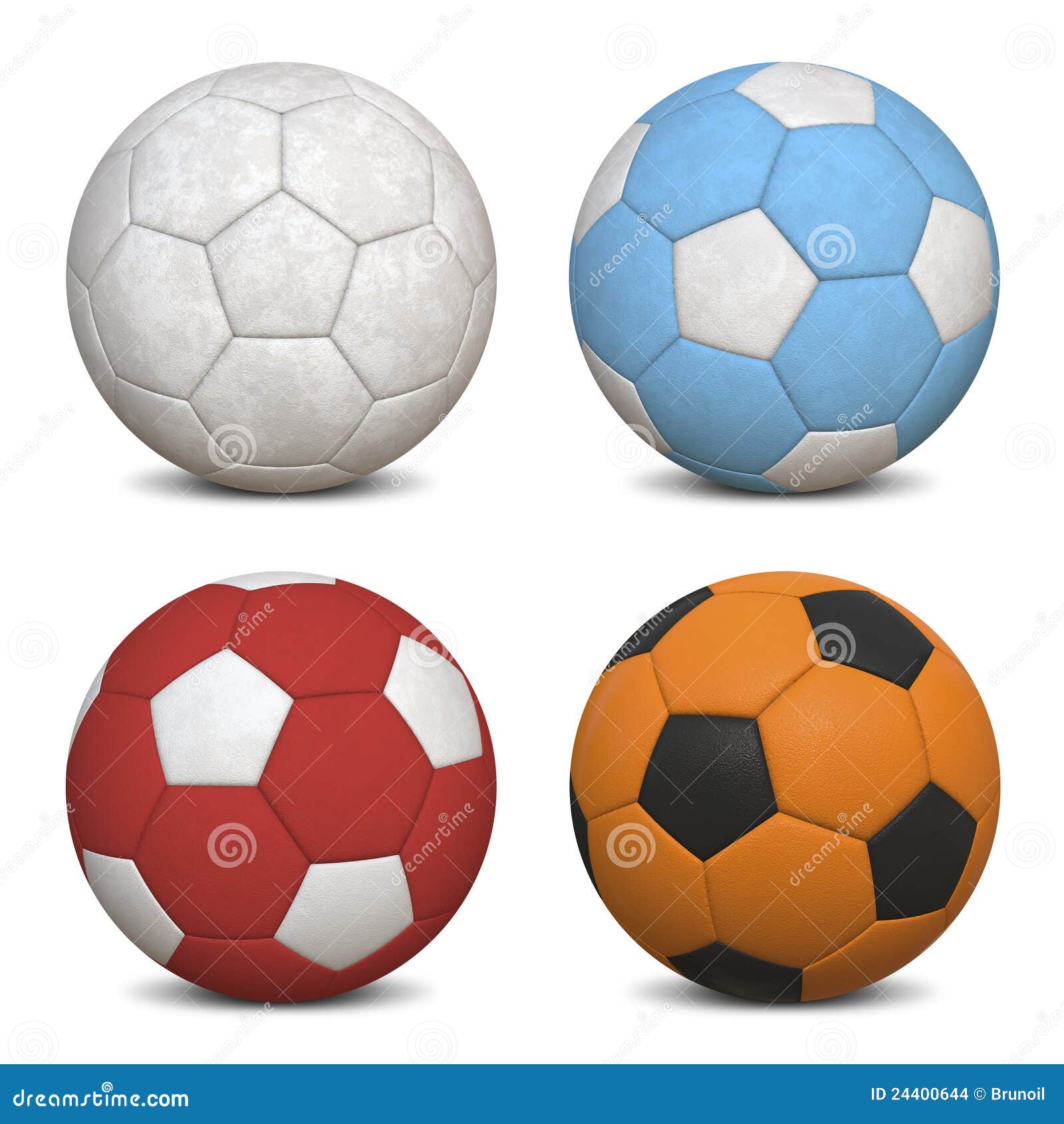 Soccer Balls Collection stock illustration. Illustration of black ...