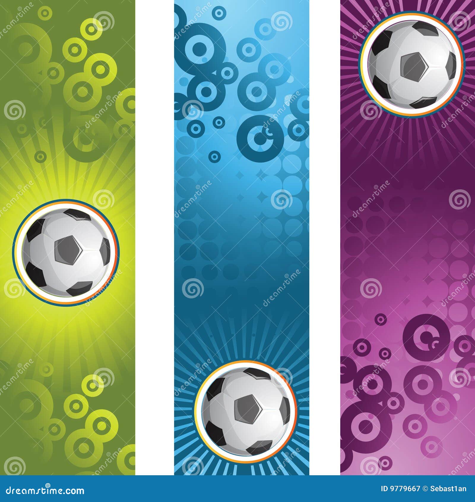 Soccer banner stock vector. Illustration of elements, fifa - 9779667