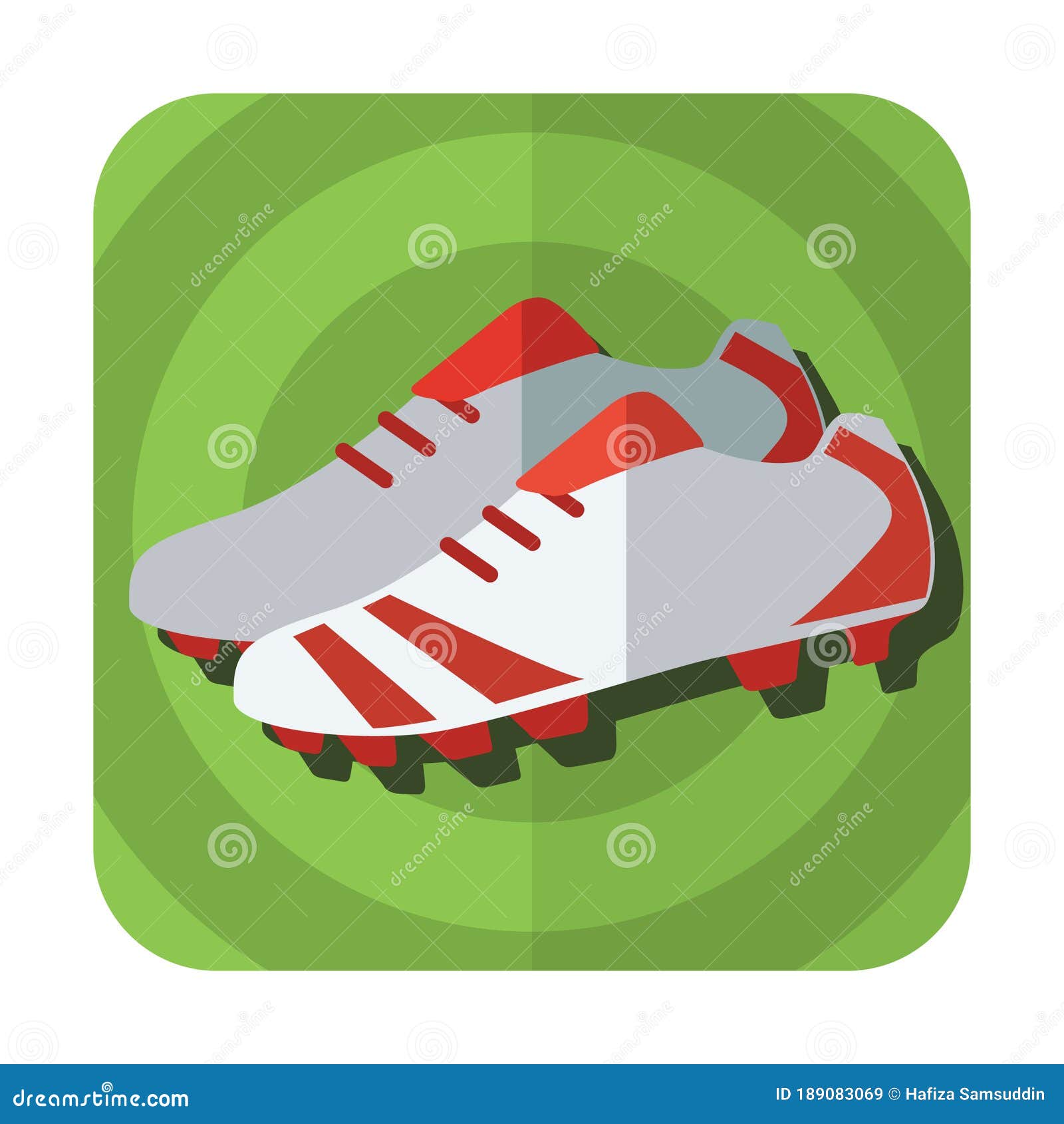 Soccer Boots. Vector Illustration Decorative Design Stock Vector ...