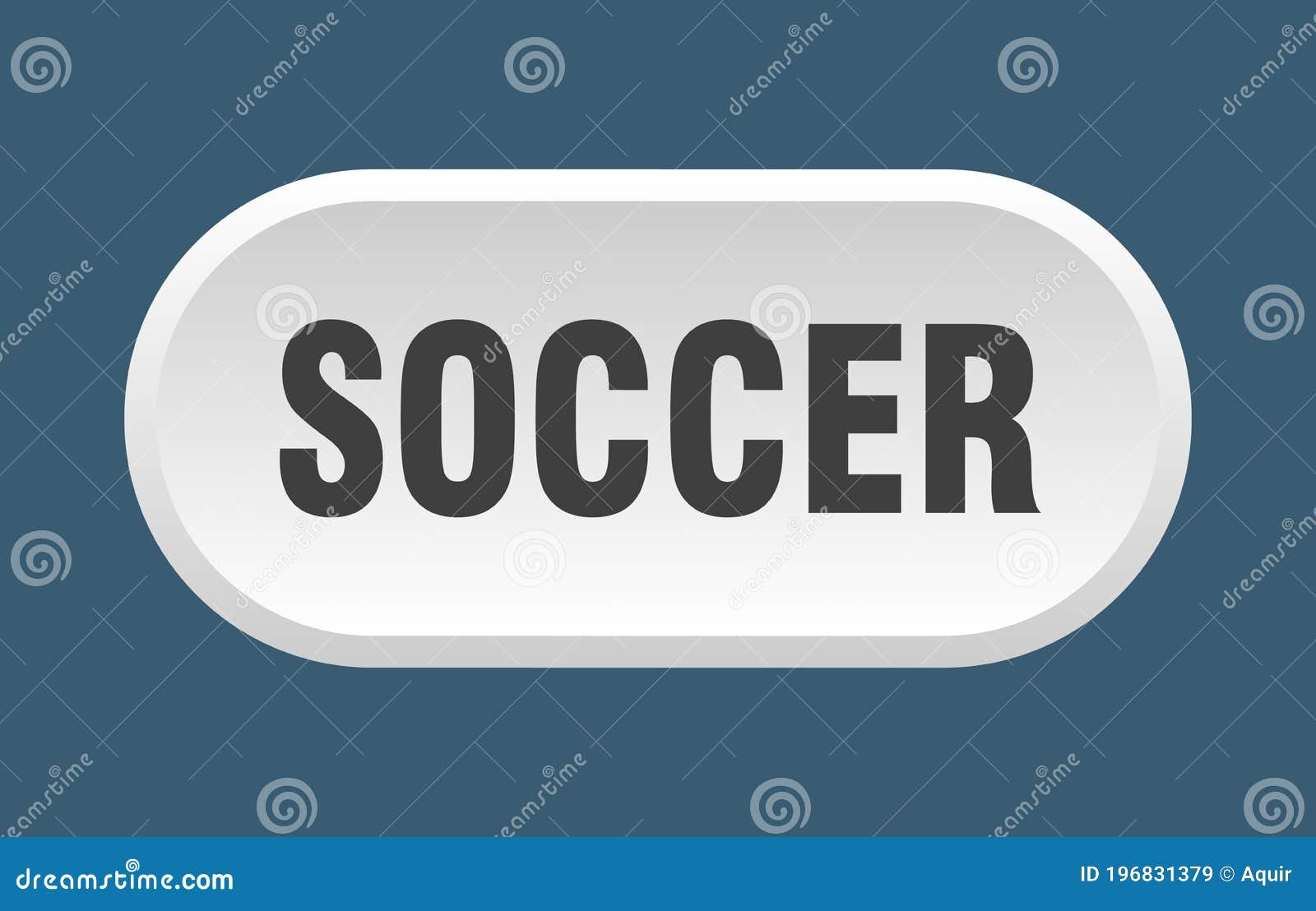 Soccer button stock vector. Illustration of banner, team - 196831379