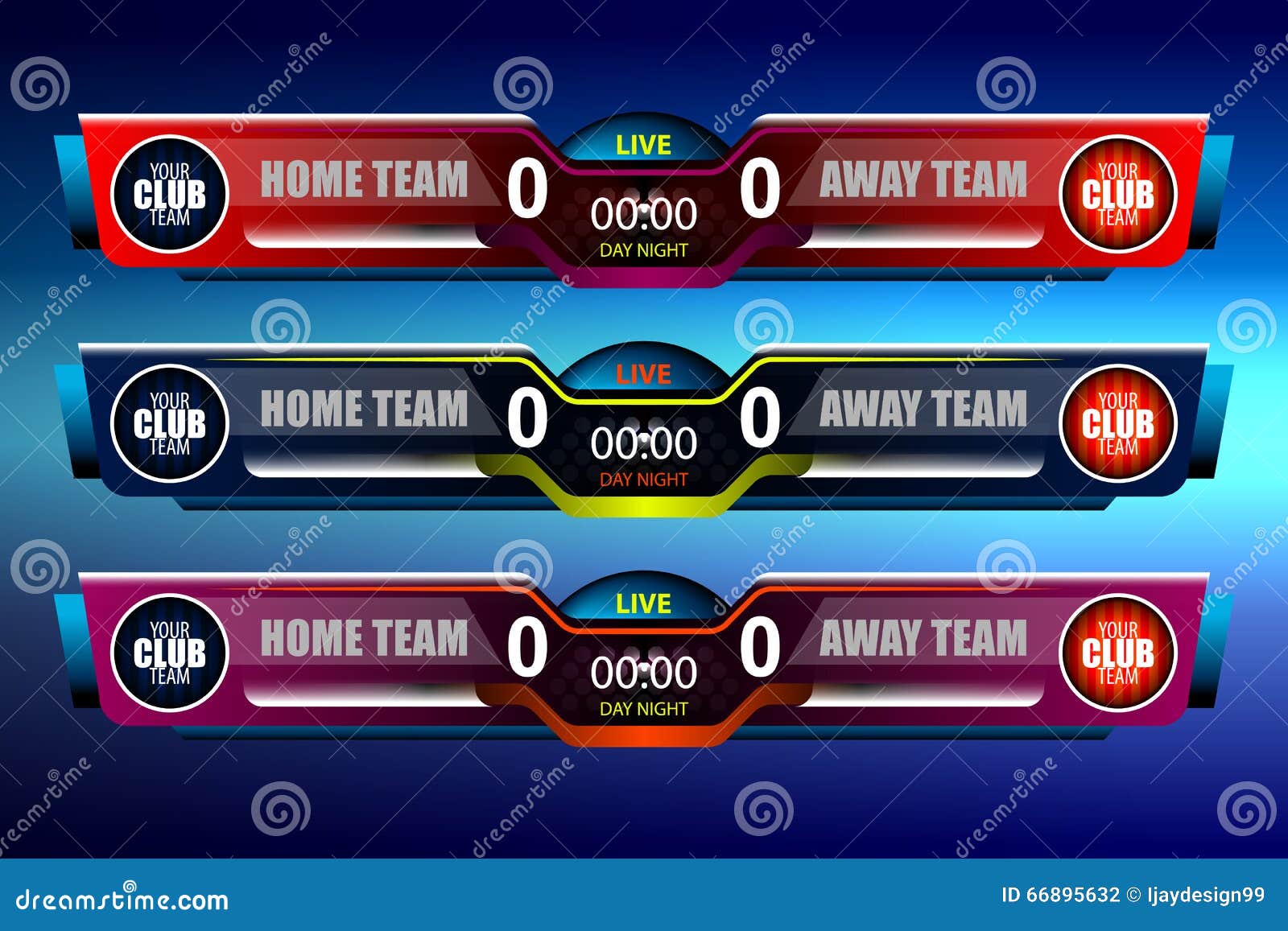 Soccer buttons scoreboard stock vector. Illustration of league - 66895632