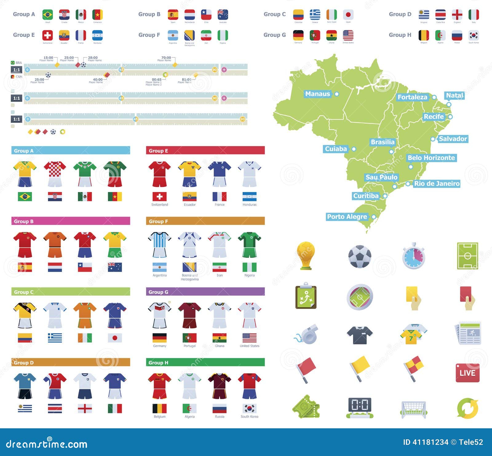 Soccer Championship Infographic Elements Editorial Stock Image ...