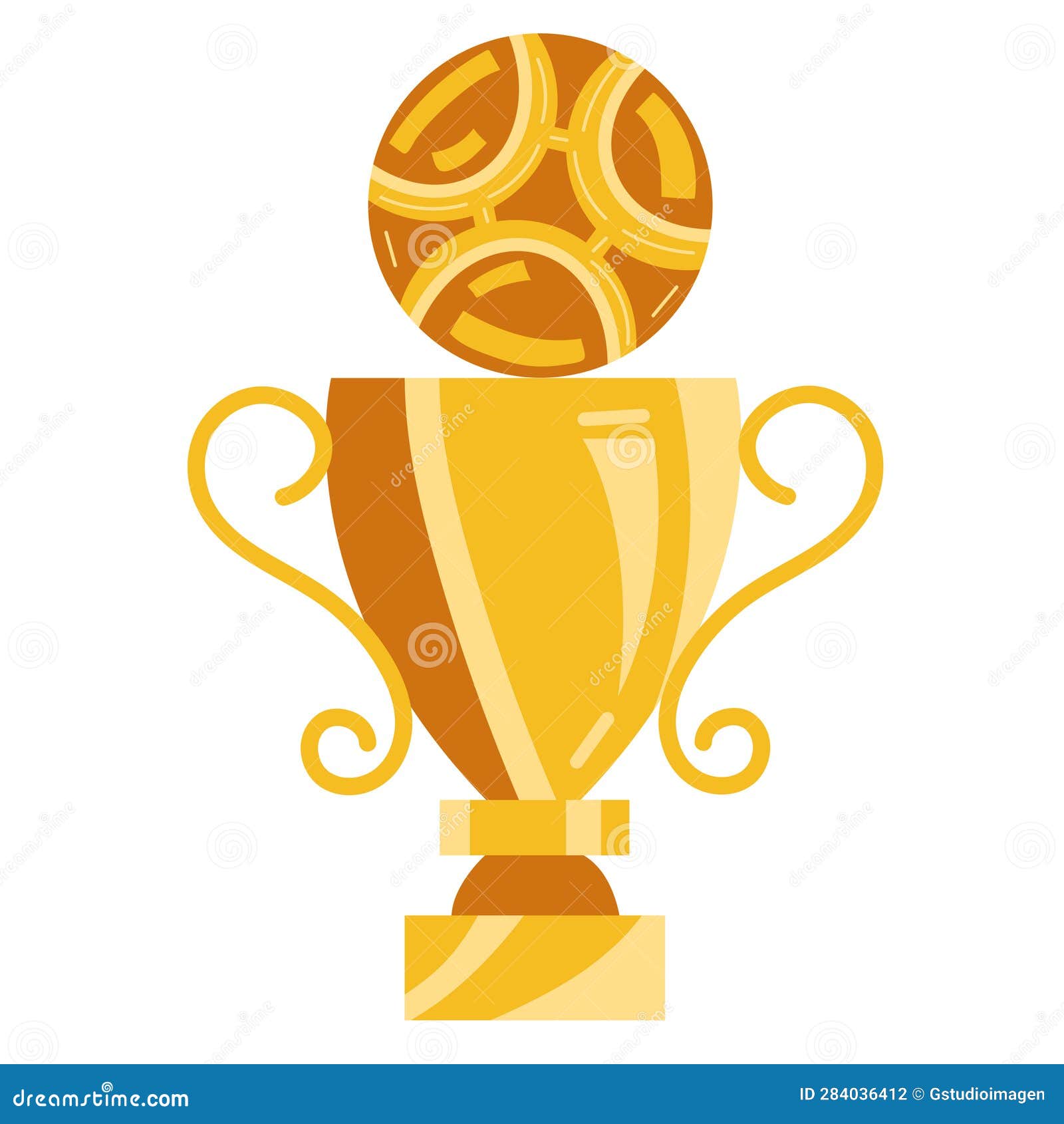 Soccer Championship Trophy Cup Stock Vector - Illustration of tools ...