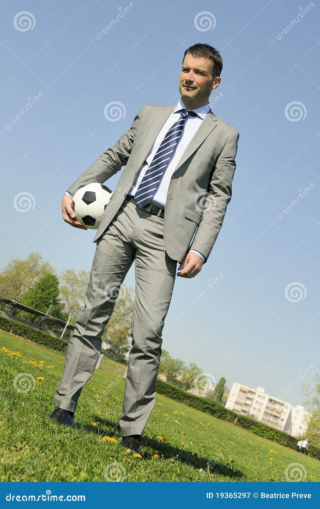 Soccer coach stock image. Image of handsome, corporate - 19365297