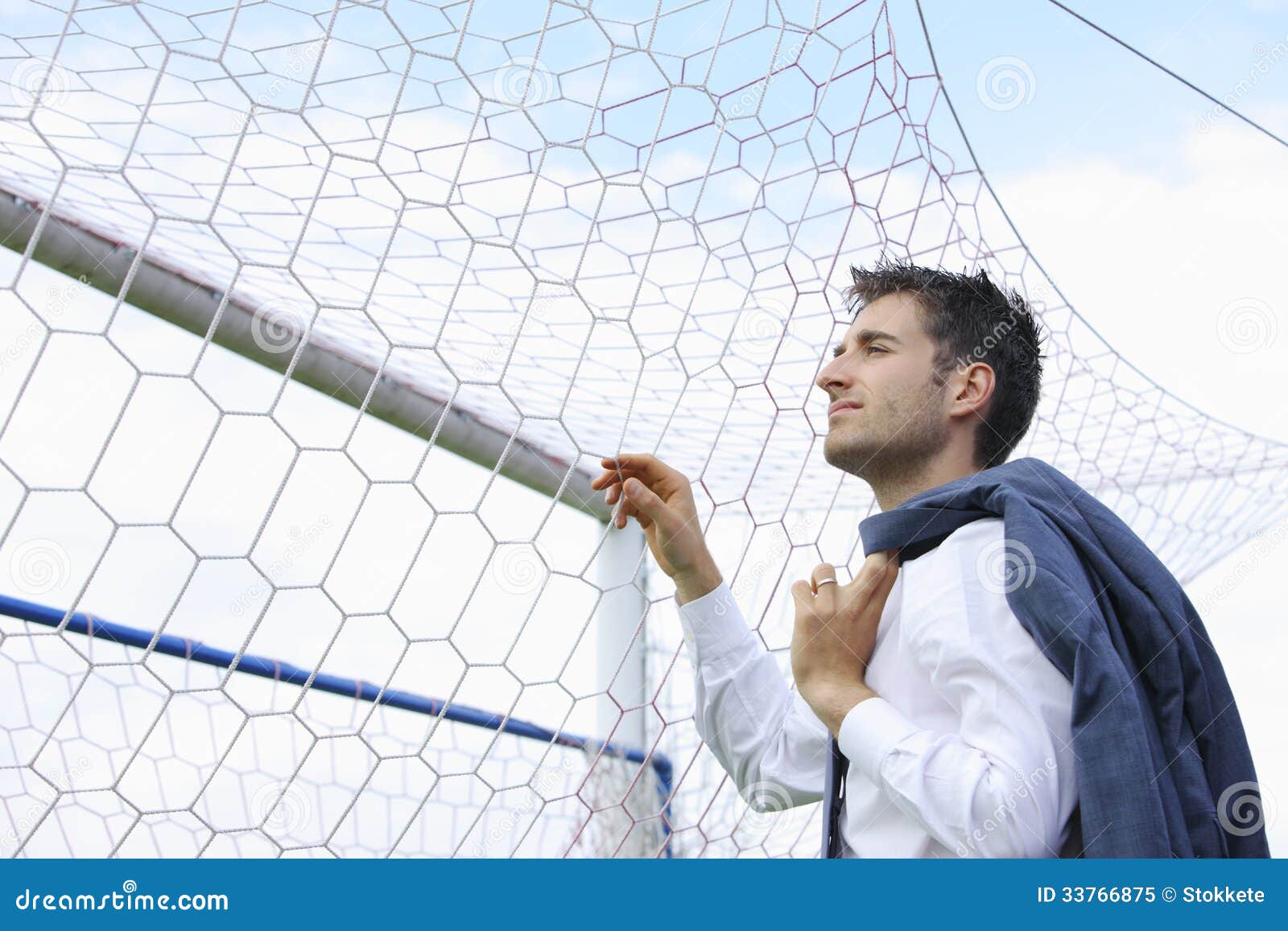 Soccer coach stock image. Image of outdoors, thinking - 33766875
