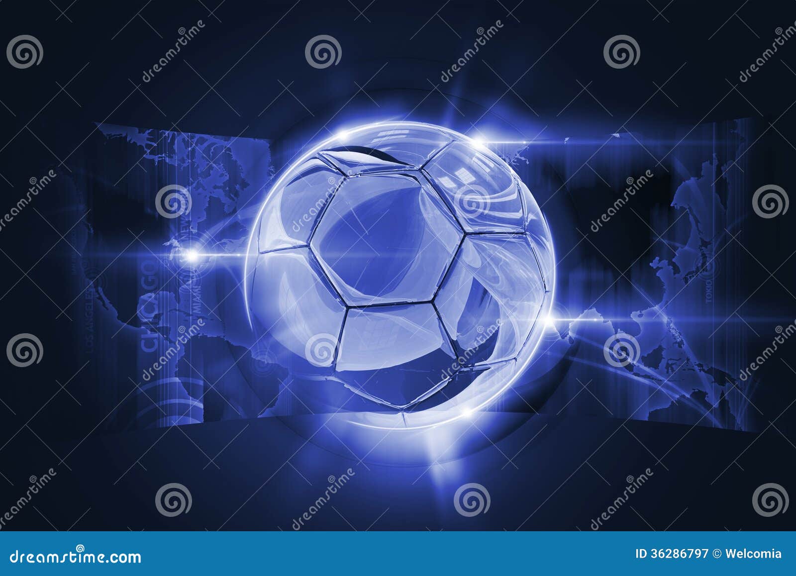 Soccer Concept stock illustration. Illustration of glow - 36286797