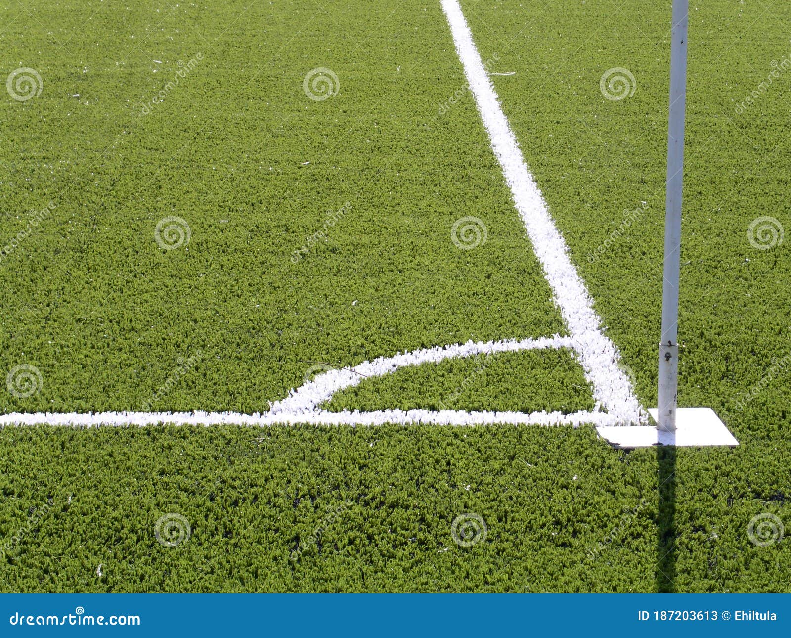 Corner Lines On Soccer/Futsal Field Stock Photo | CartoonDealer.com ...