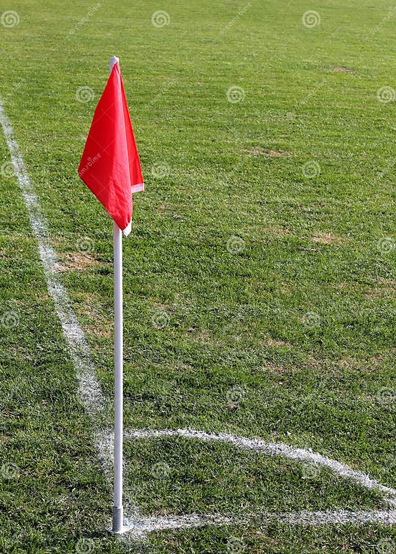 Soccer corner flag stock image. Image of competition - 23003667