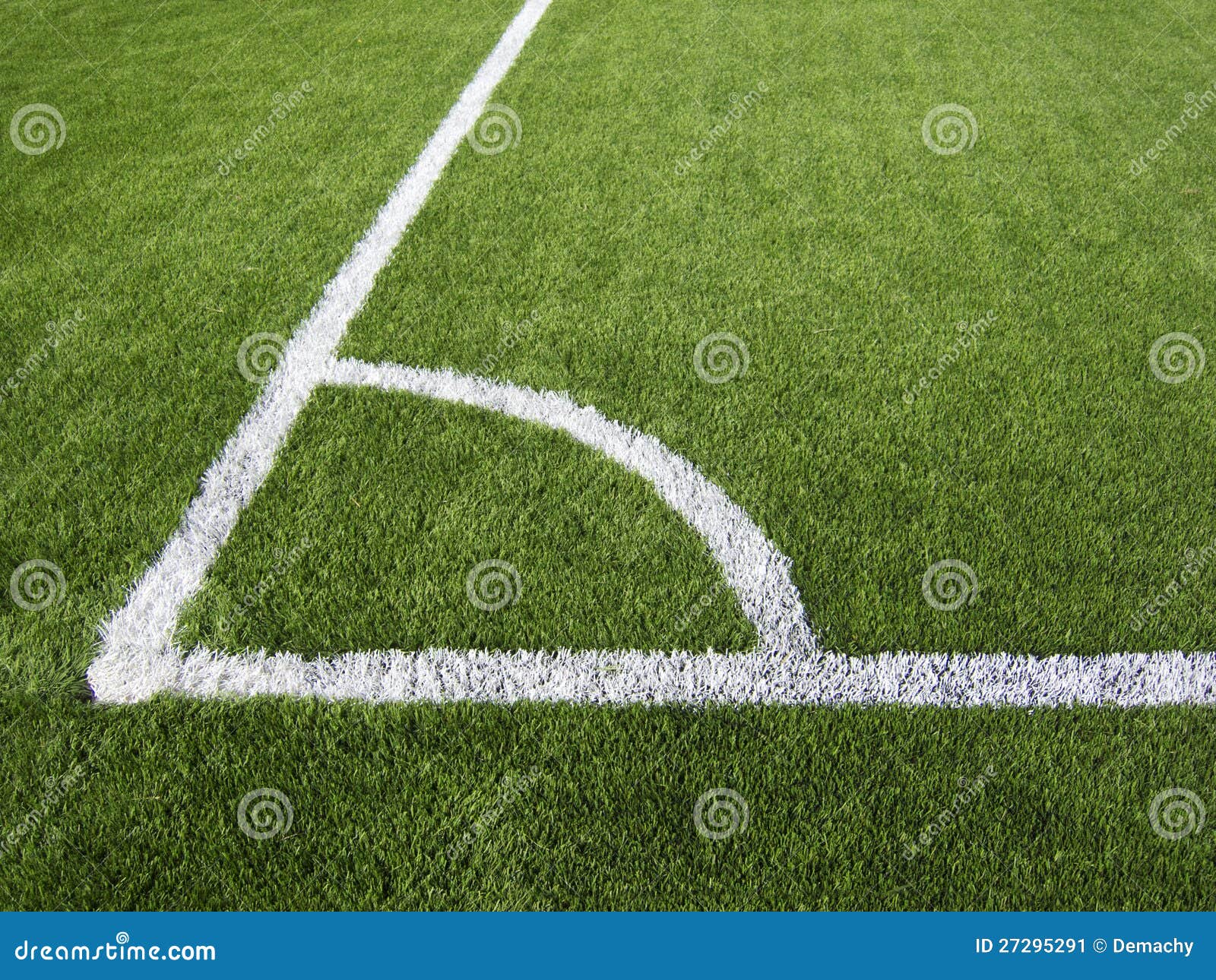 Soccer Corner Marking stock image. Image of line, area - 27295291