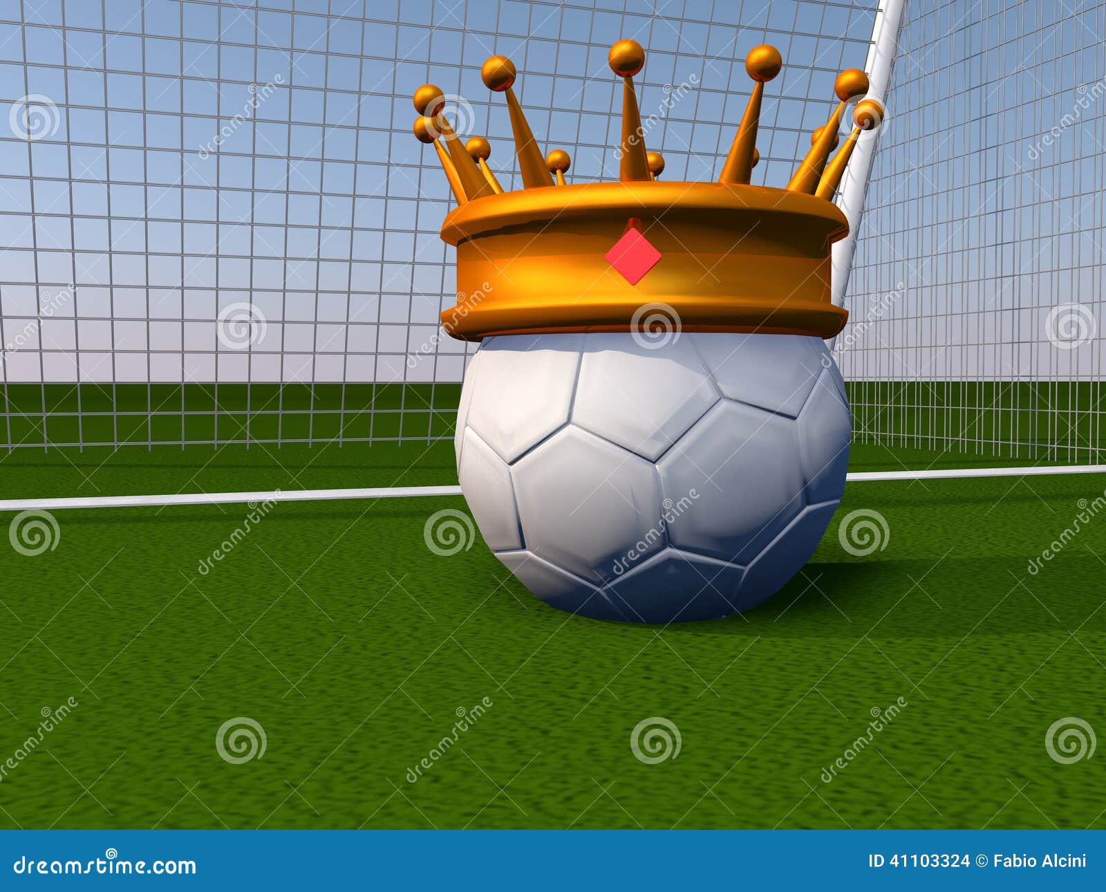 Soccer crown stock illustration. Illustration of stadium - 41103324