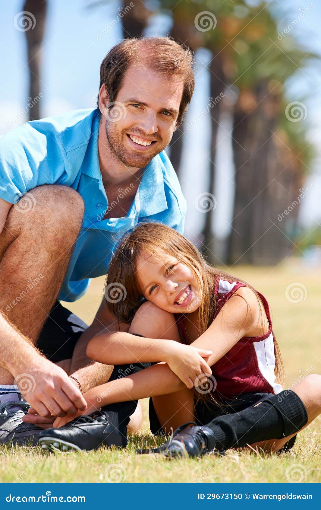 Soccer dad stock photo. Image of outdoor, grass, laughing - 29673150
