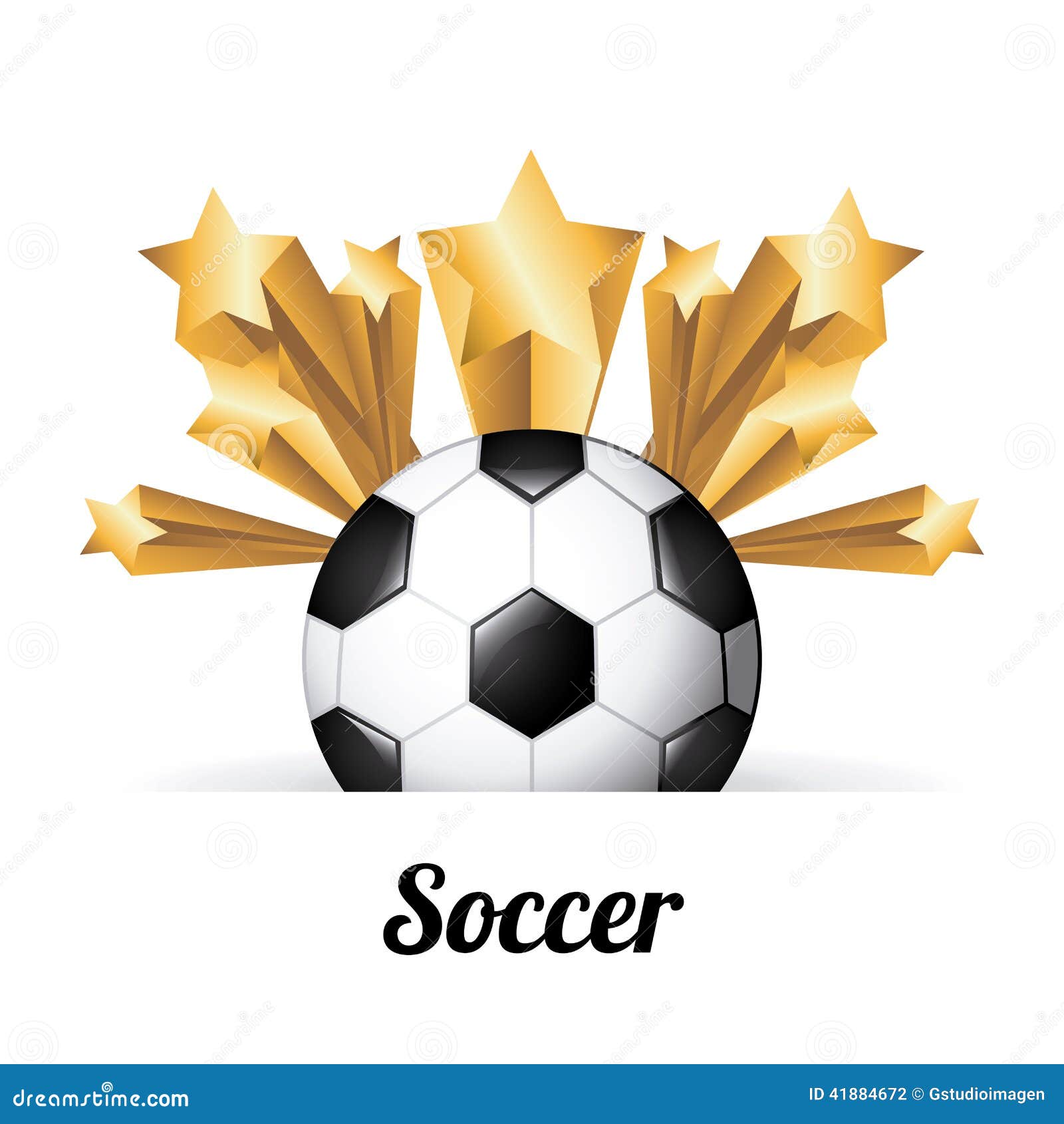 Soccer design stock vector. Illustration of equipment - 41884672