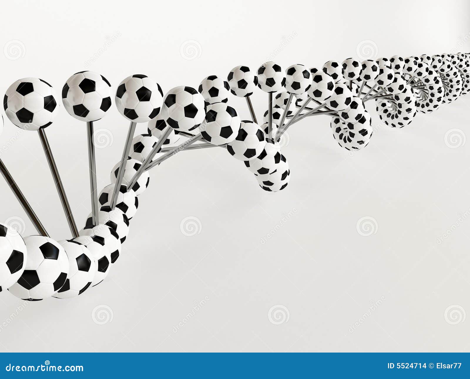 Soccer dna stock illustration. Illustration of twisted - 5524714