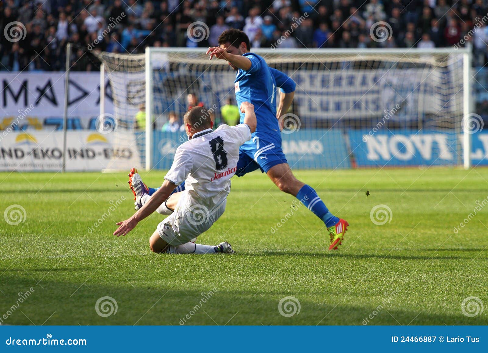Soccer duel editorial photography. Image of player, nature - 24466887