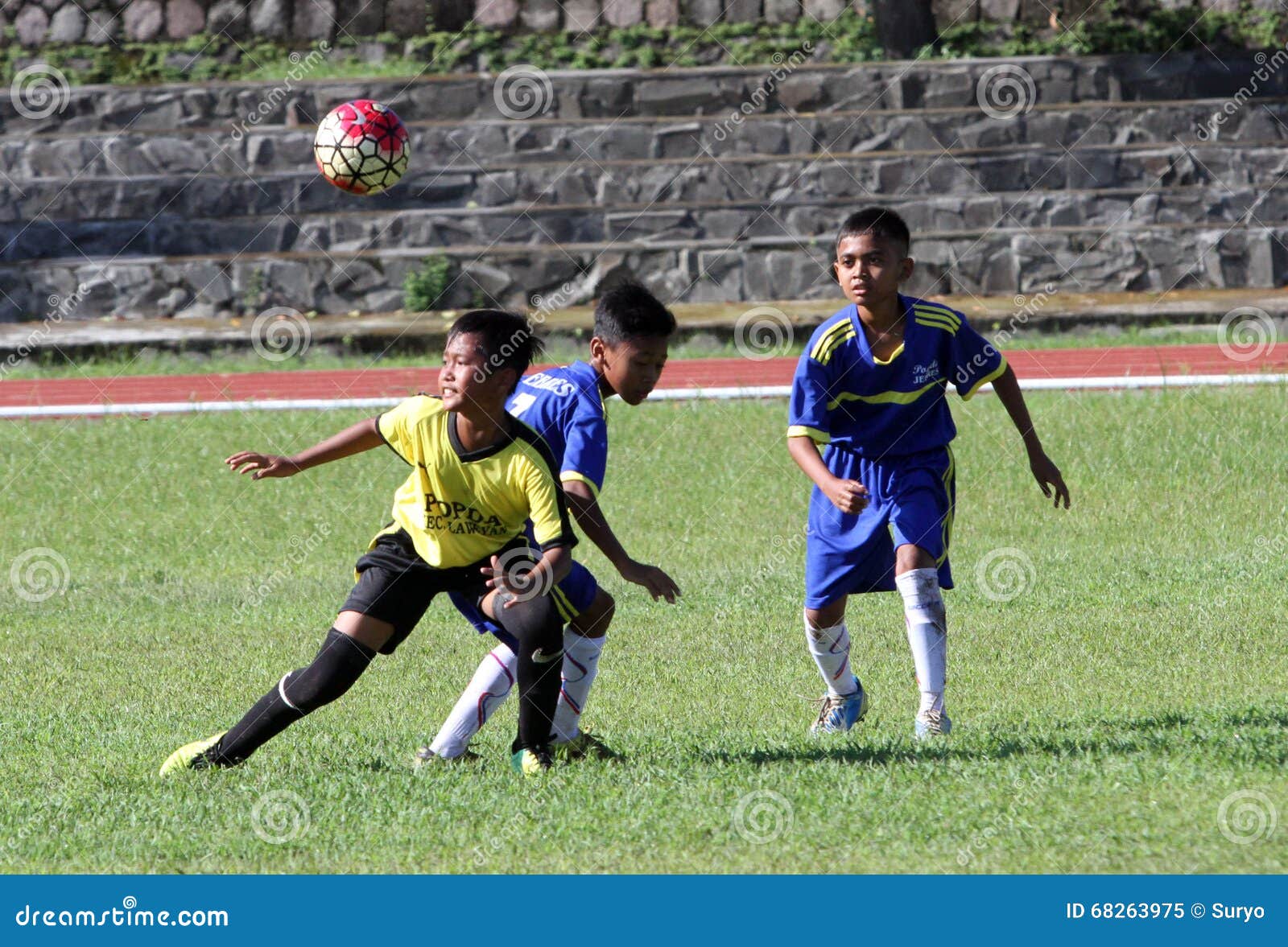 Soccer editorial image. Image of central, java, soccer - 68263975