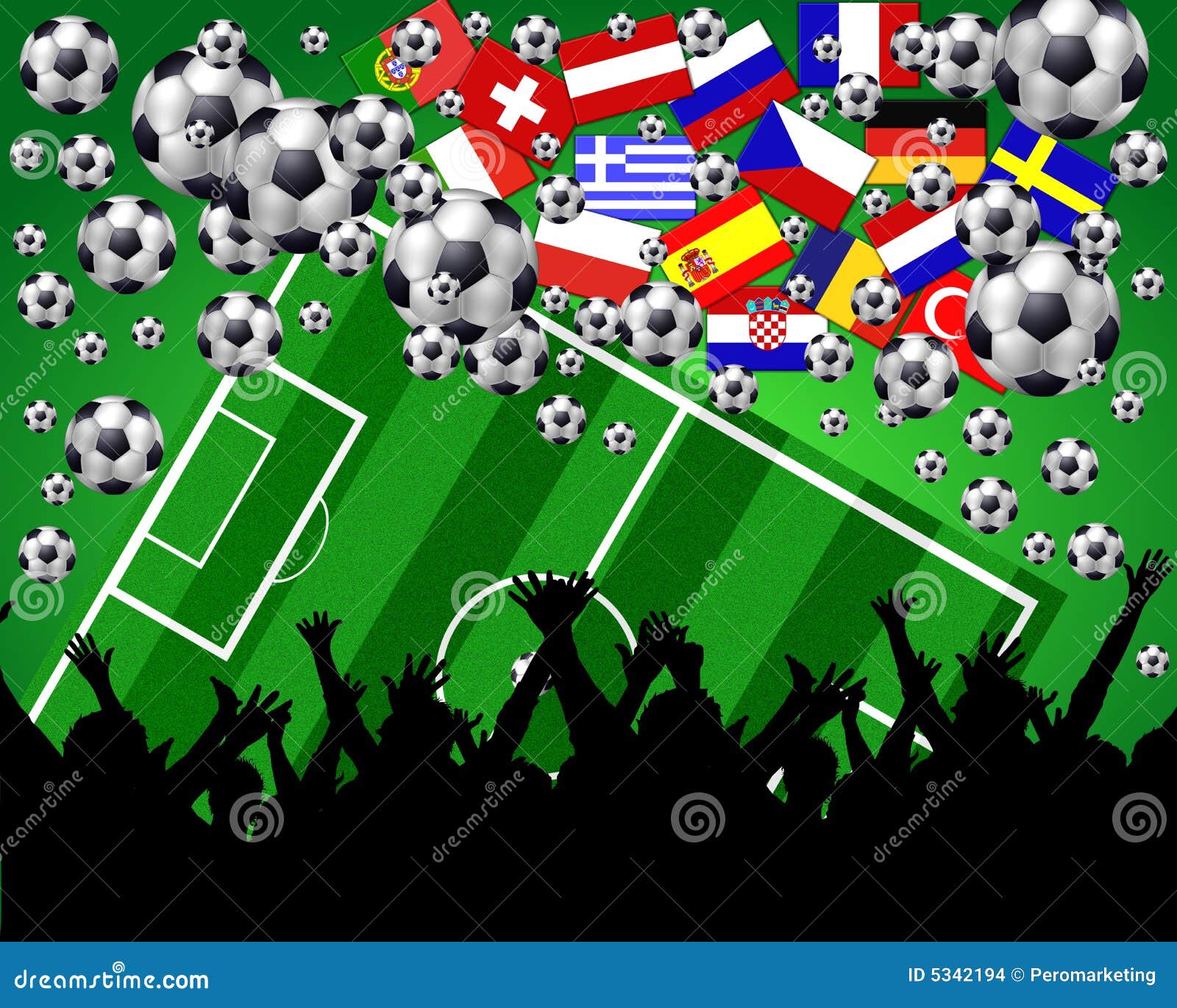 Soccer European Championship Illustration Stock Illustration ...