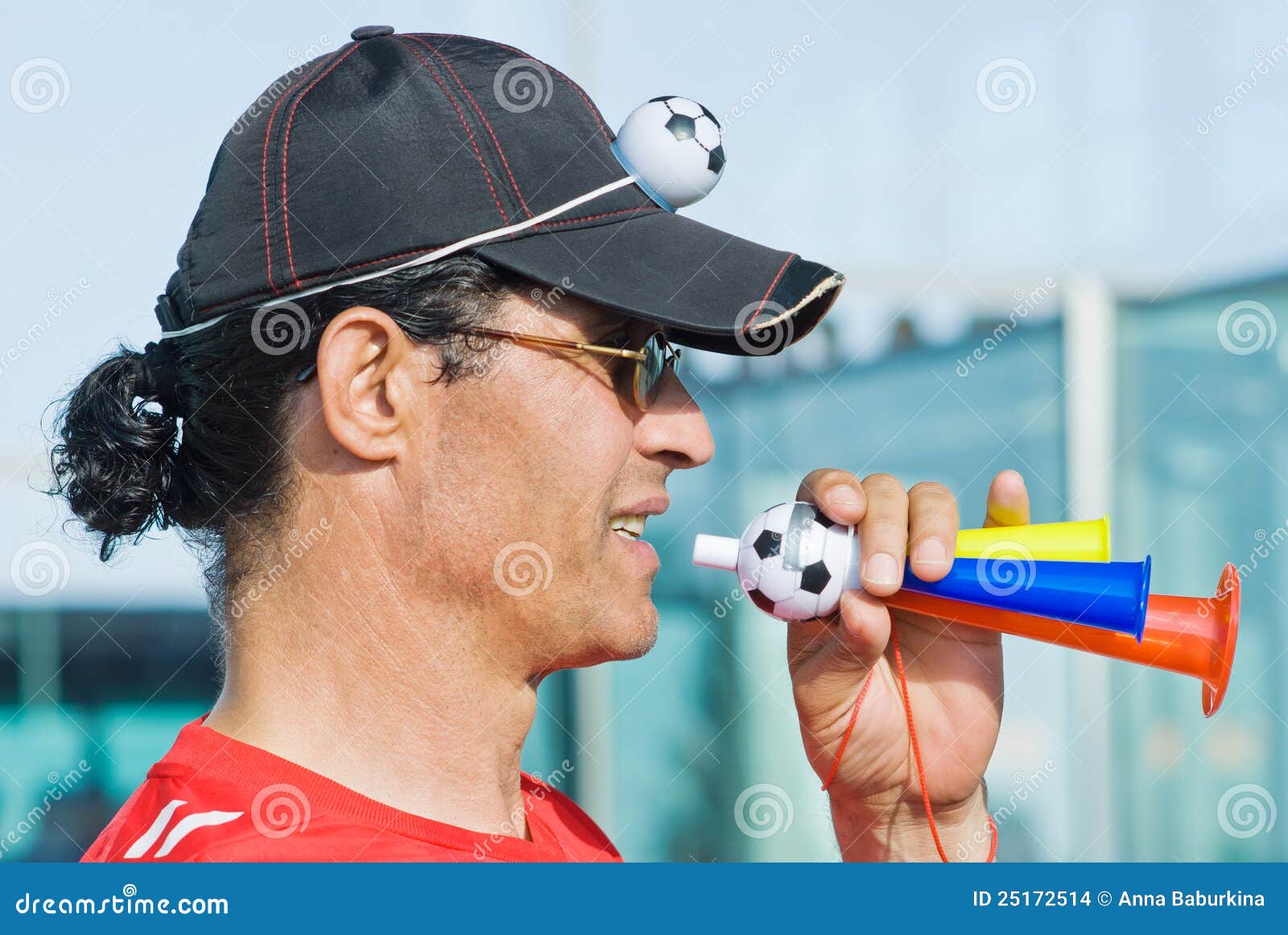 Soccer fan stock photo. Image of celebrating, joyful - 25172514